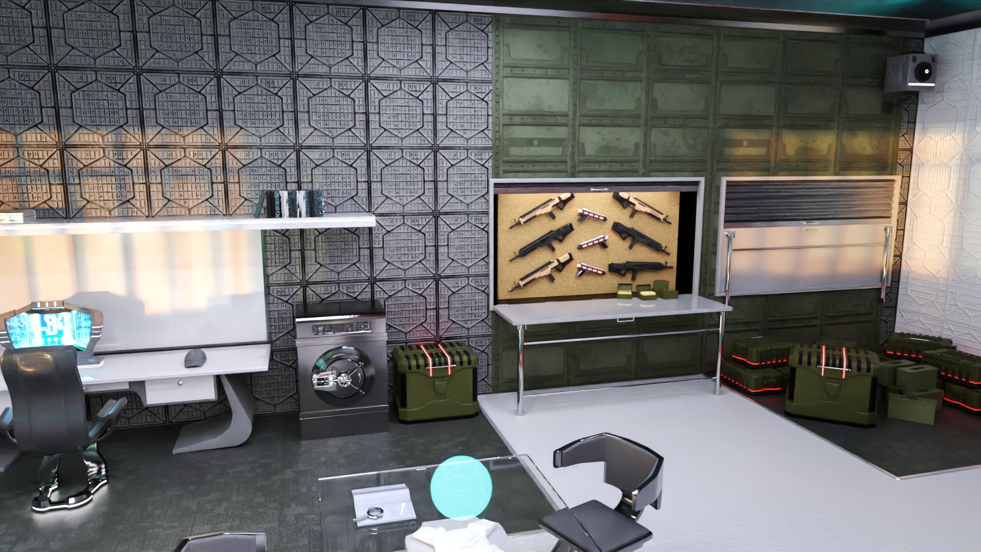 Spy Sci-Fi Room | Daz 3D