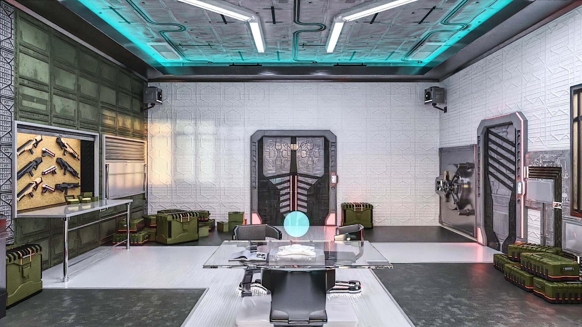 Spy Sci-Fi Room | Daz 3D