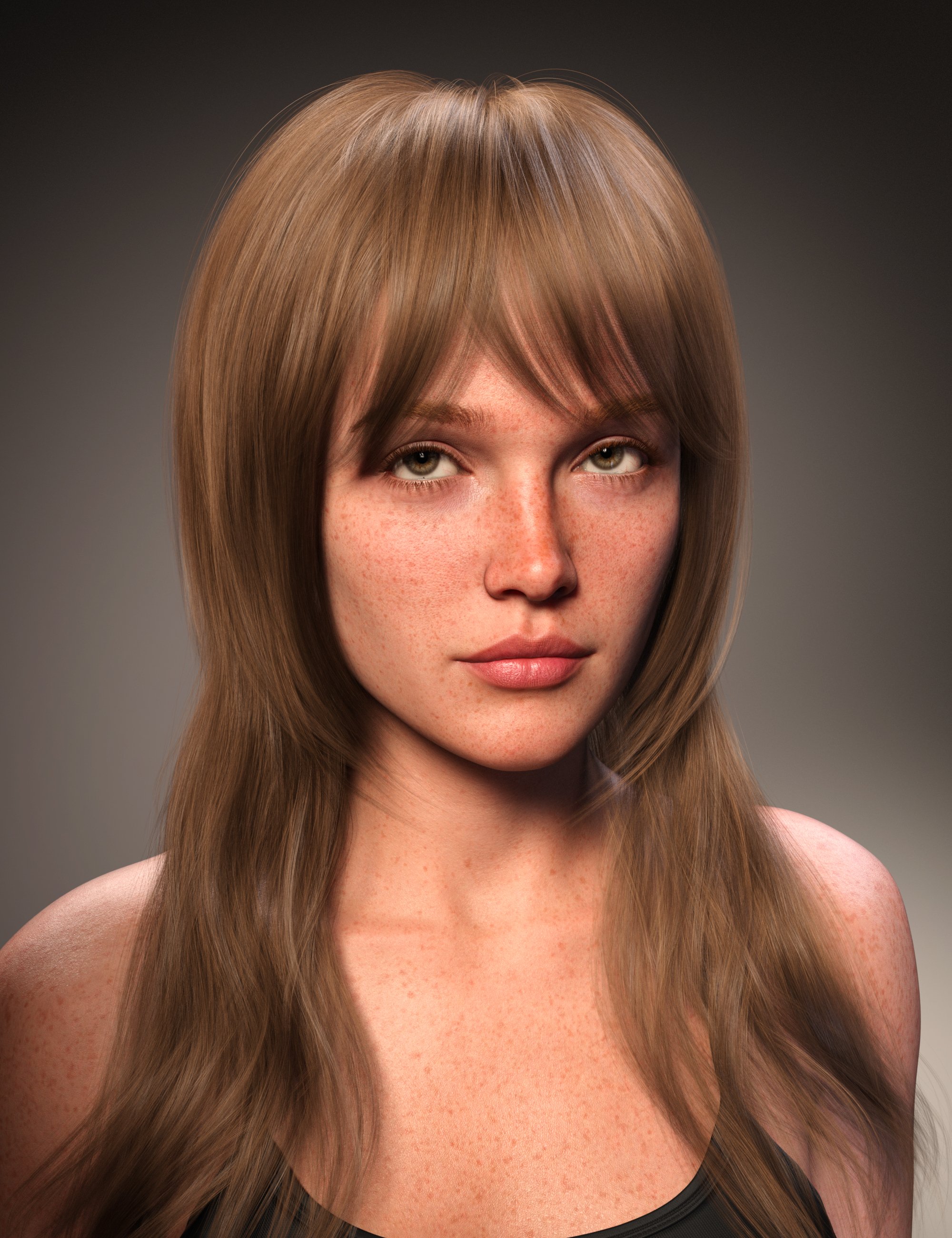 FE Curly Long Hair for Genesis 9 | Daz 3D