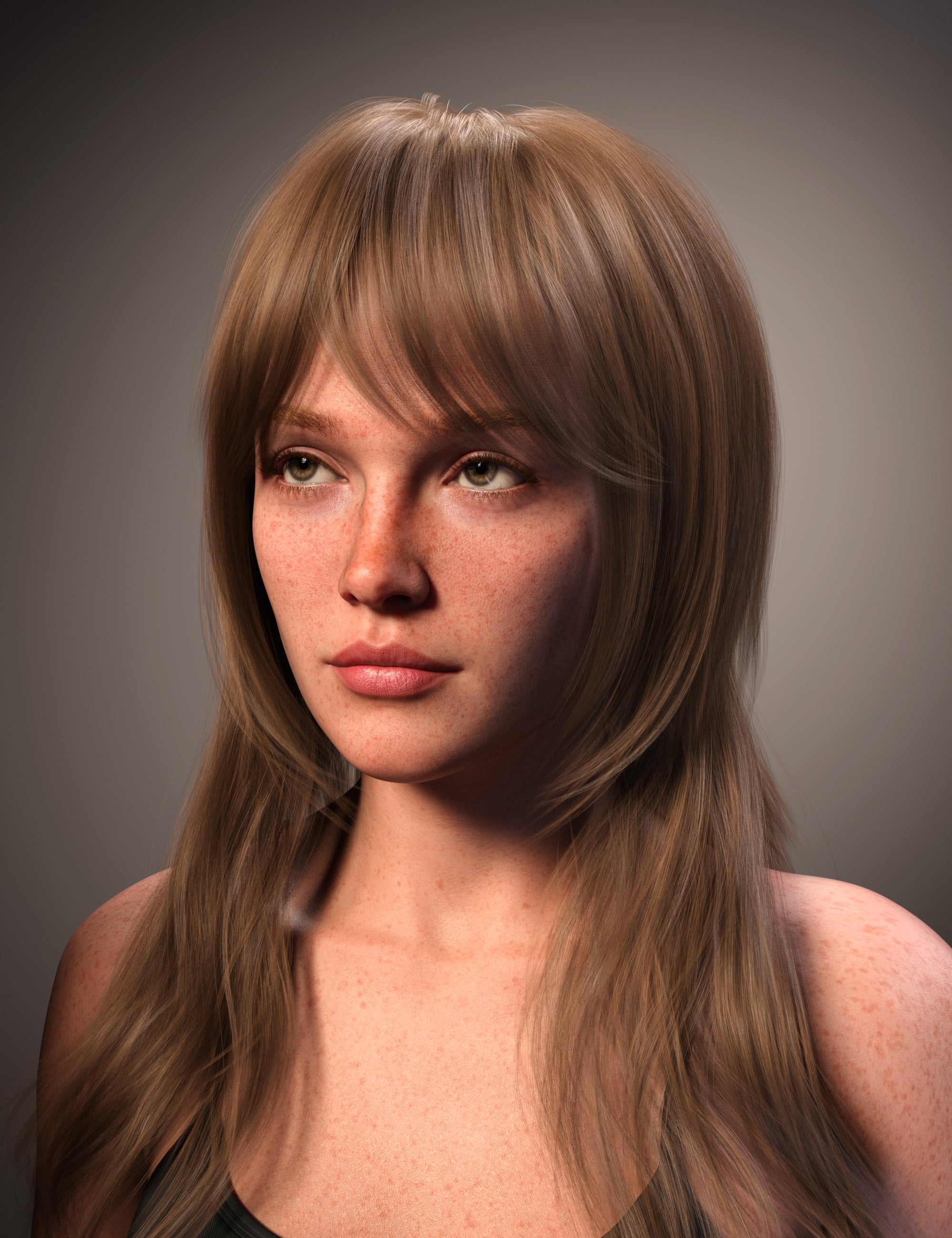 FE Curly Long Hair for Genesis 9 | Daz 3D