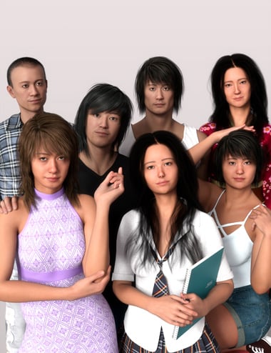 Japanese Face and Body Shapes for Genesis 9 | Daz 3D