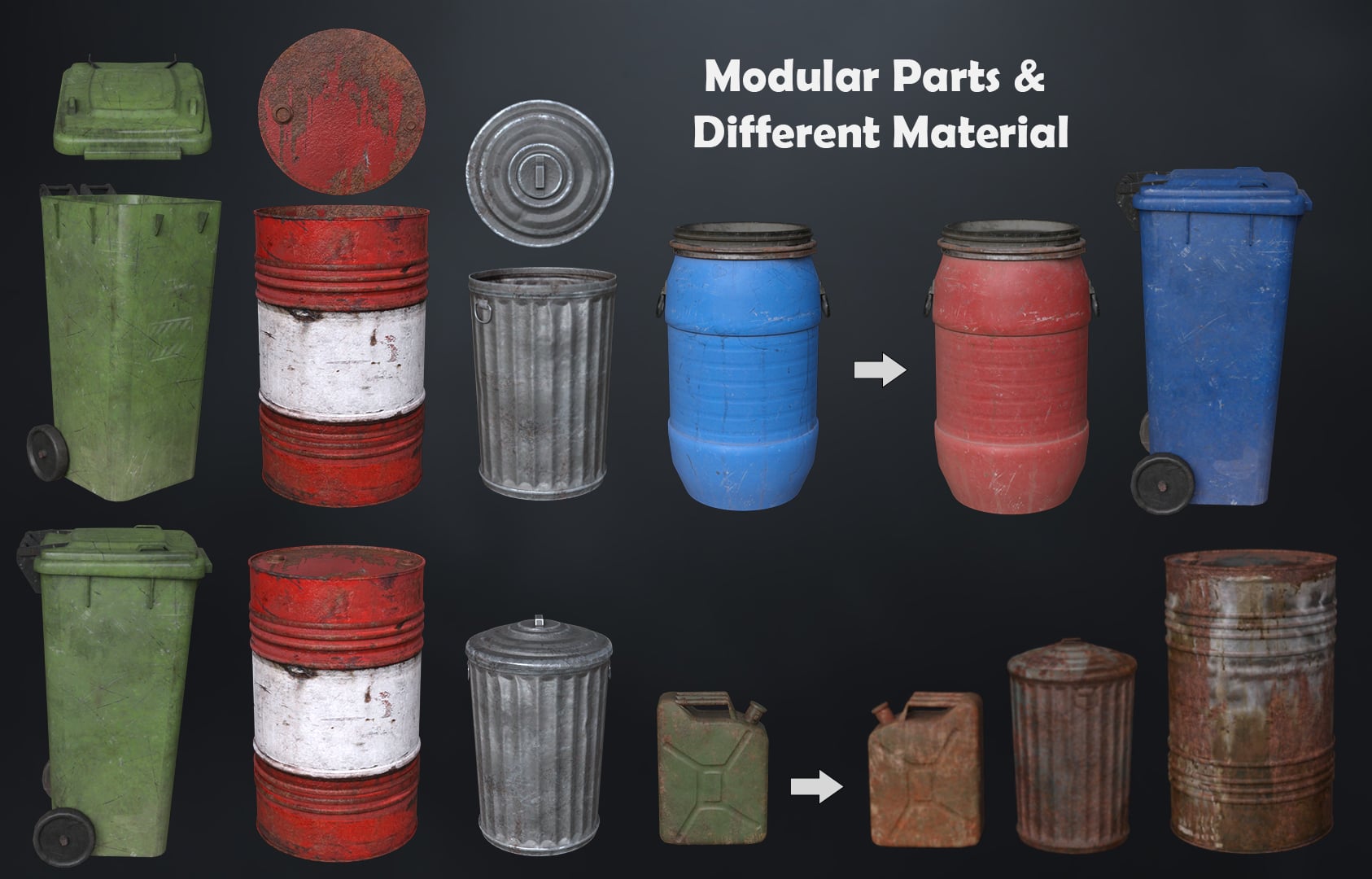 Mega Trash Pack | Daz 3D