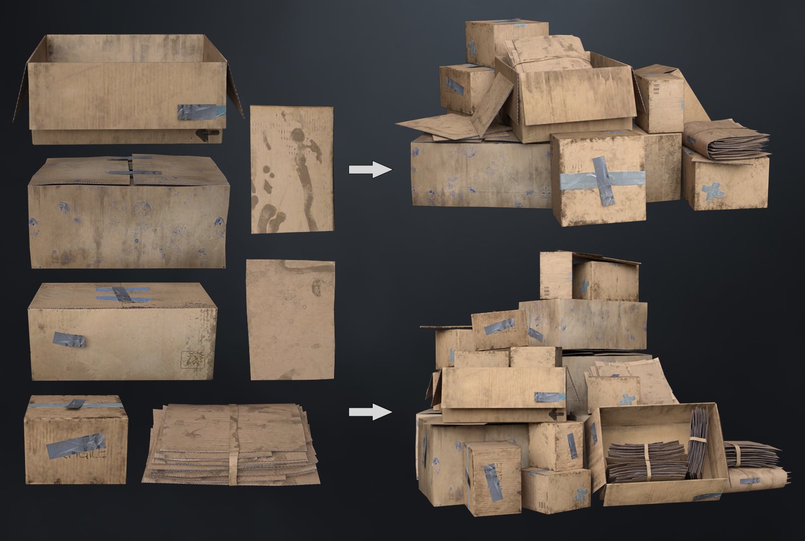 Mega Trash Pack | Daz 3D