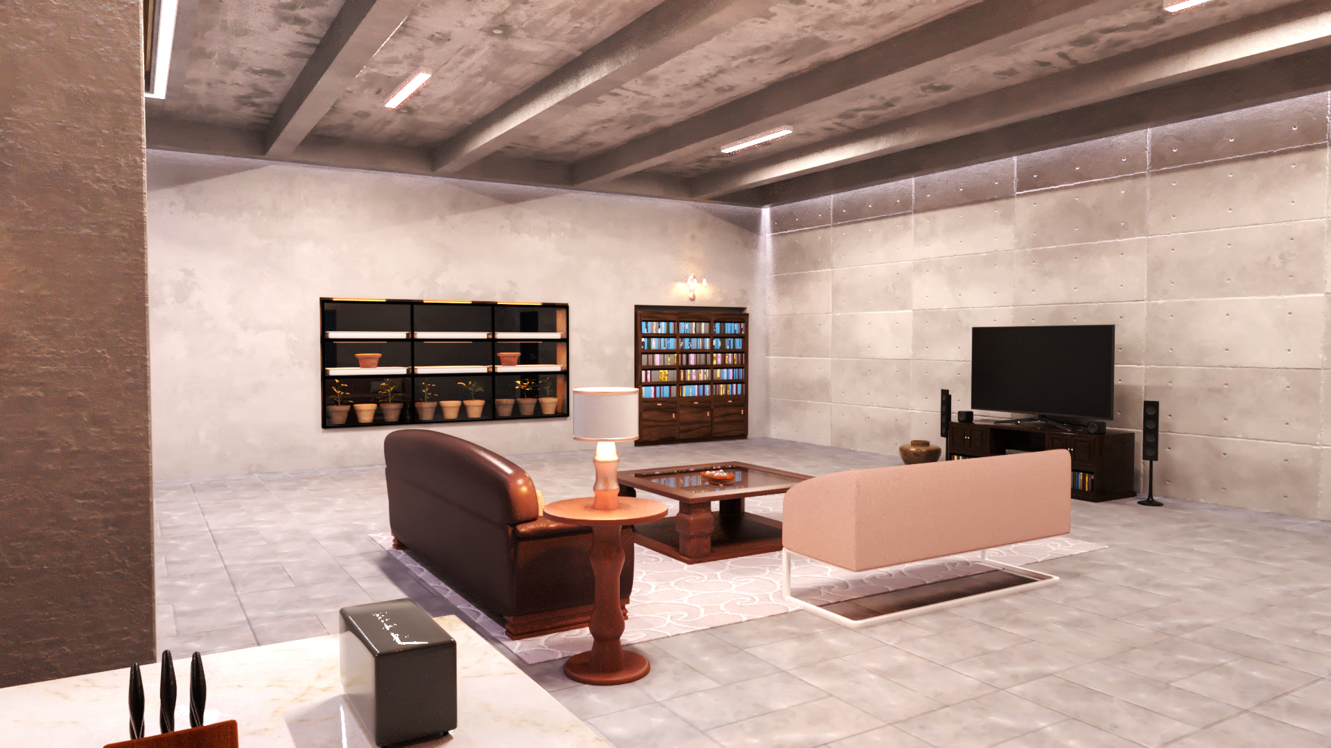 Self Sustainable Bunker | Daz 3D