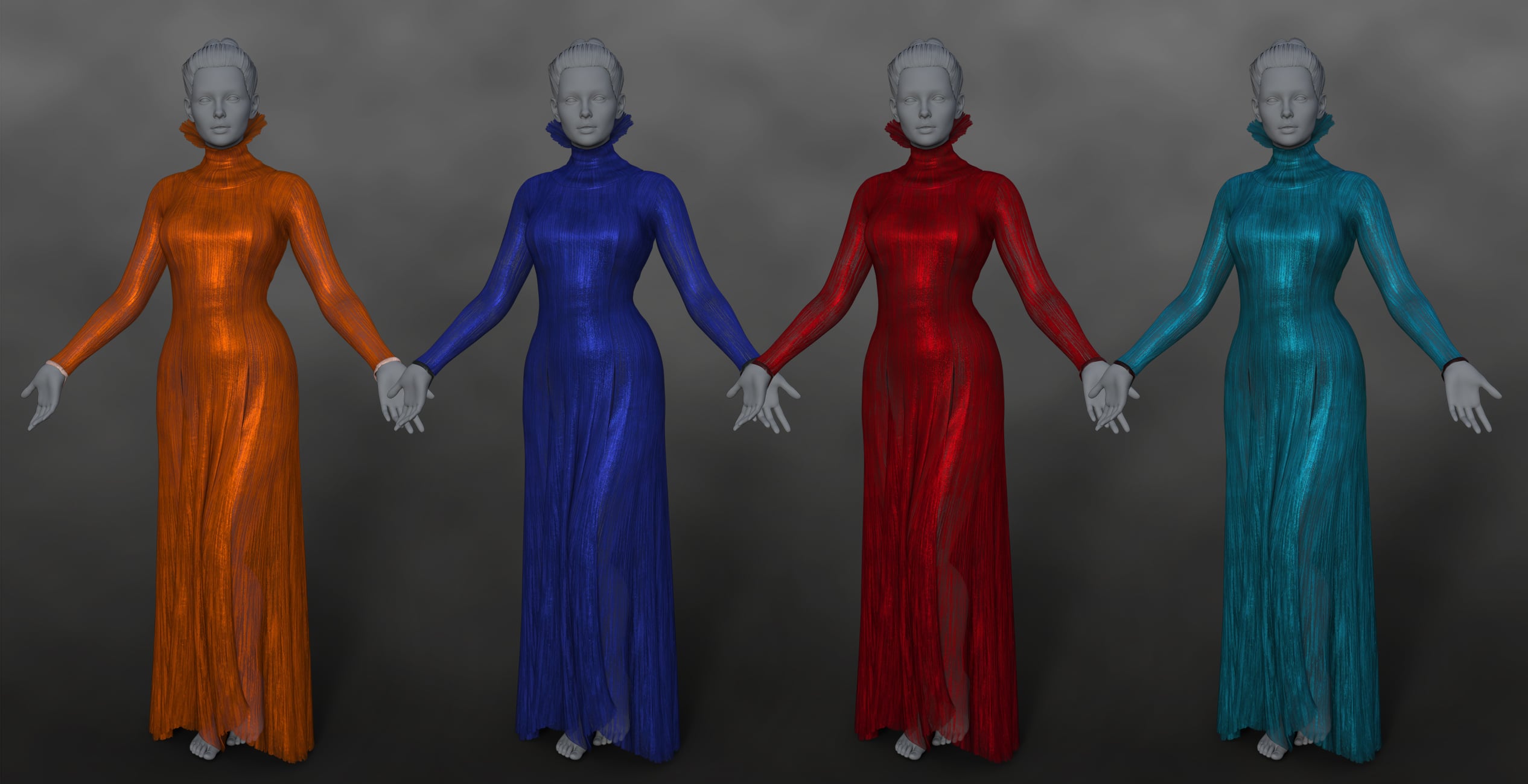 dForce Royal Sun Wardrobe for Genesis 9 | Daz 3D
