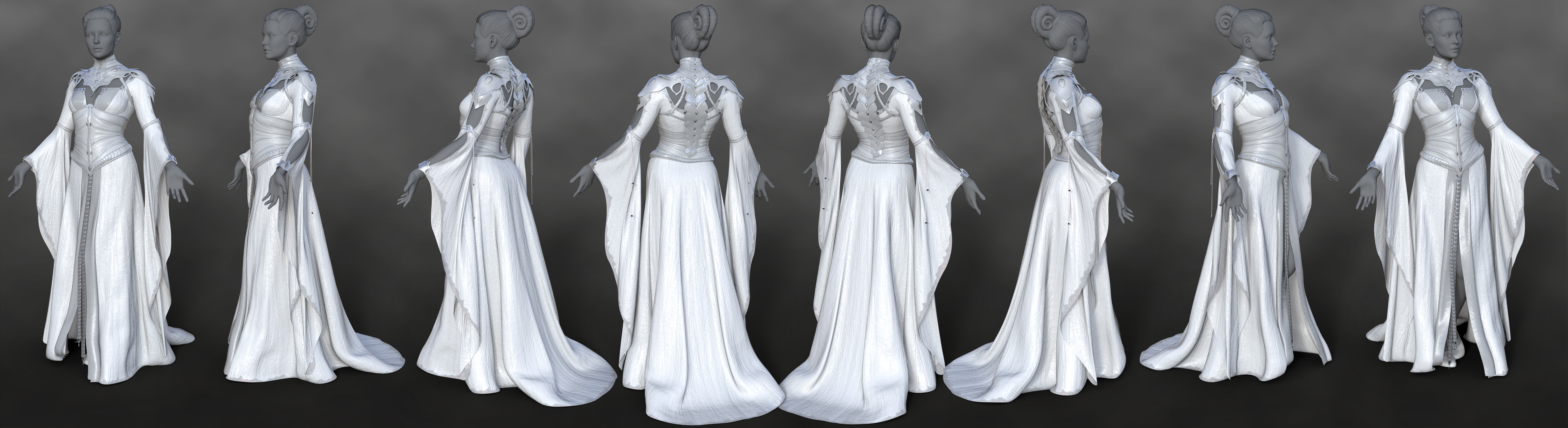 dForce Royal Sun Wardrobe for Genesis 9 | Daz 3D