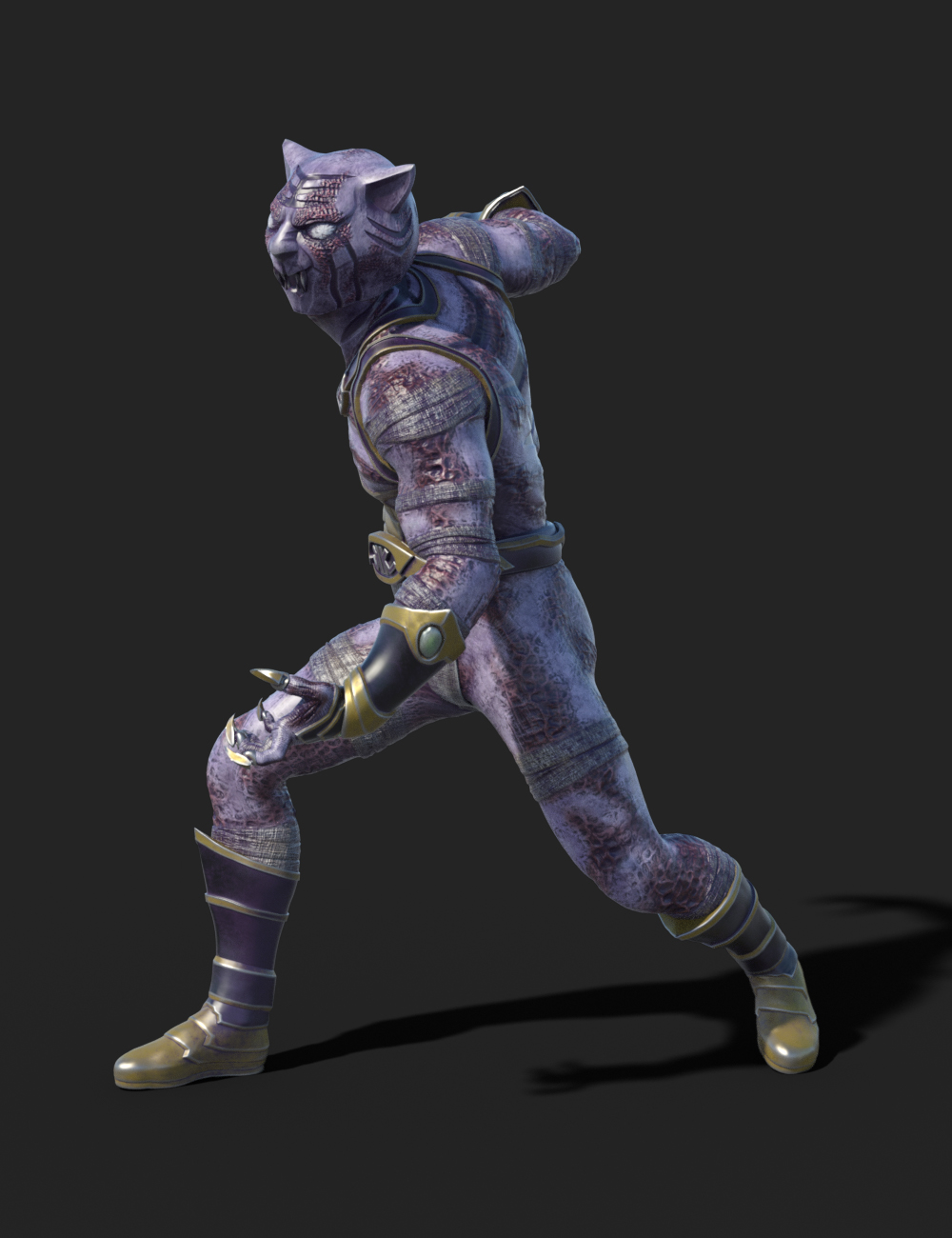 Zombie Tiger for Genesis 9 | Daz 3D