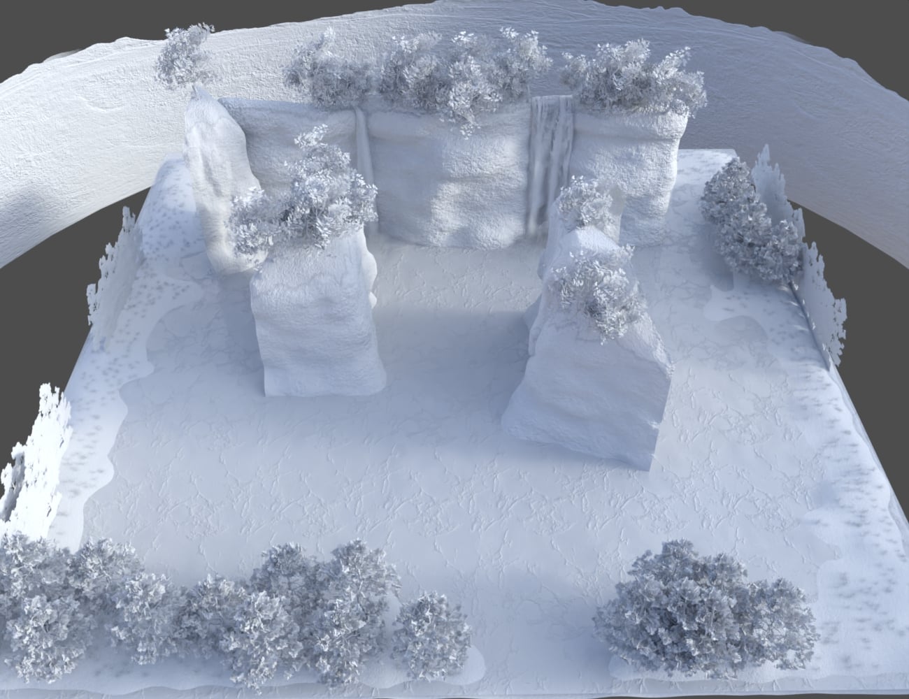 Between Rocky Walls | Daz 3D