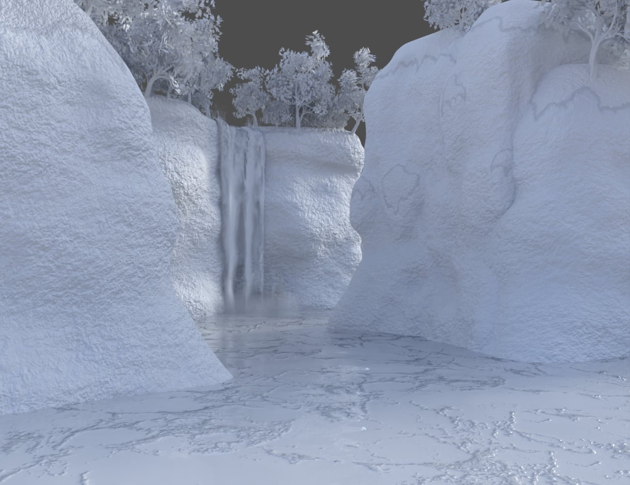 Between Rocky Walls | Daz 3D