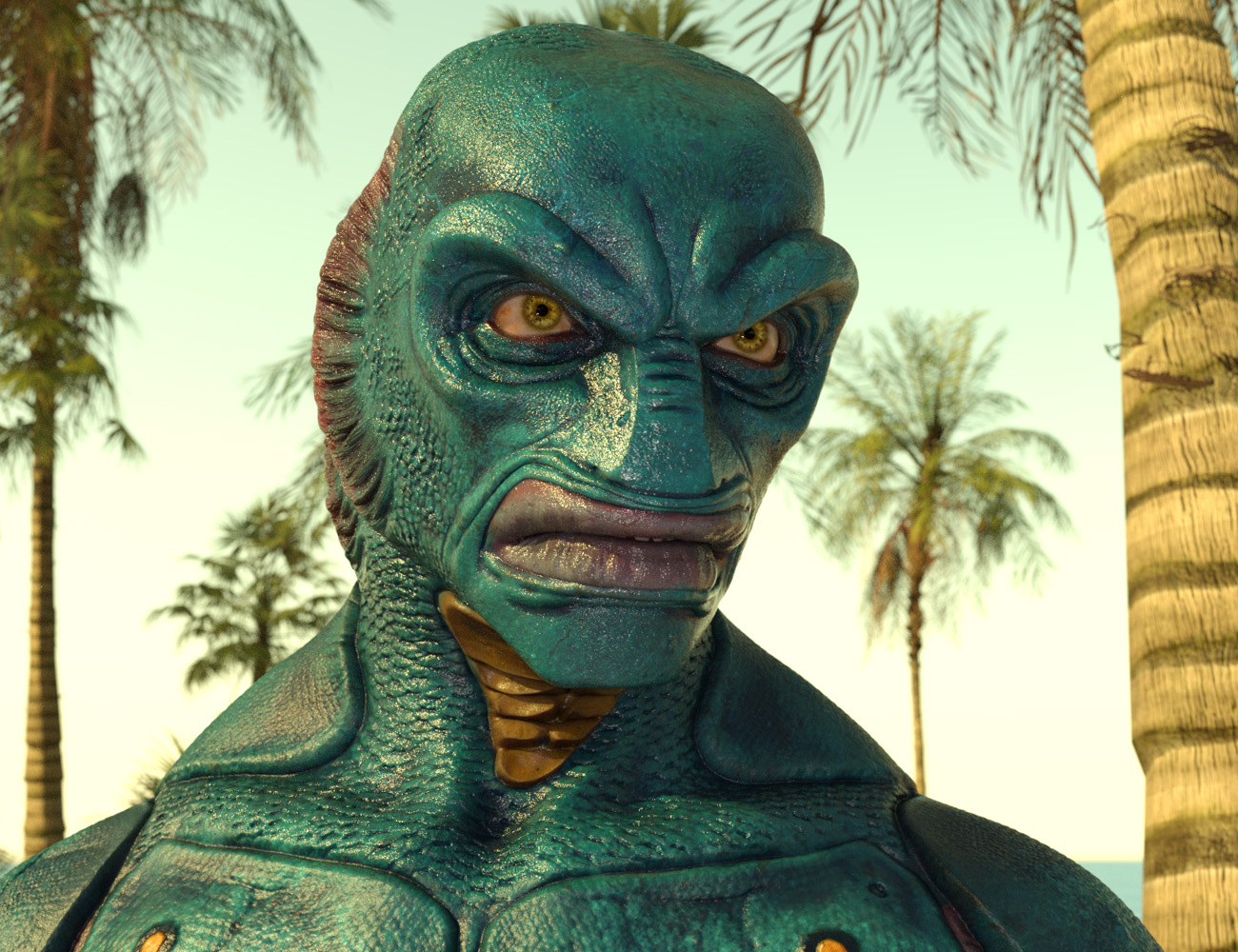 SG Swamp Creature HD for Genesis 9 | Daz 3D