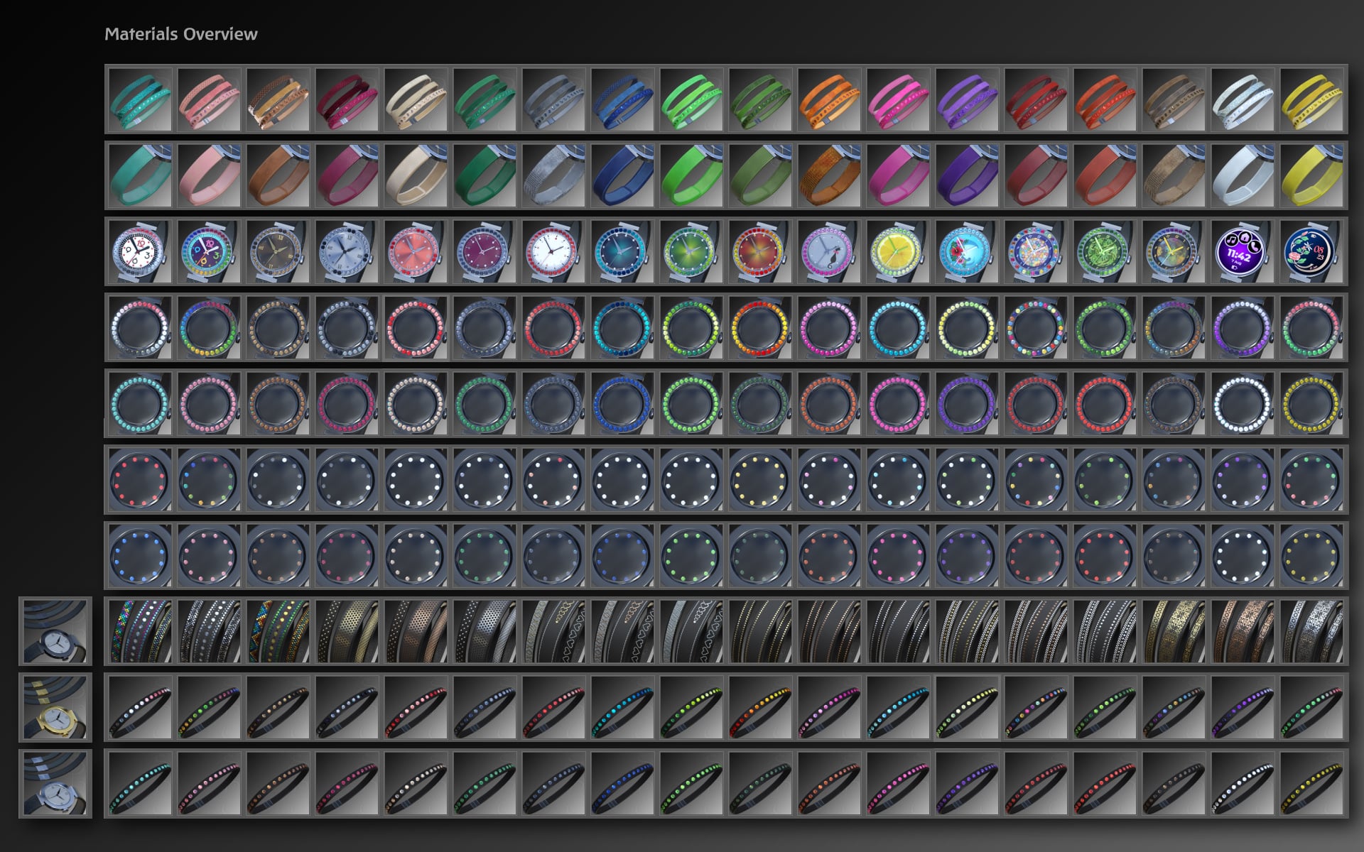 Watches and Bracelets for Genesis 9 Bundle | Daz 3D