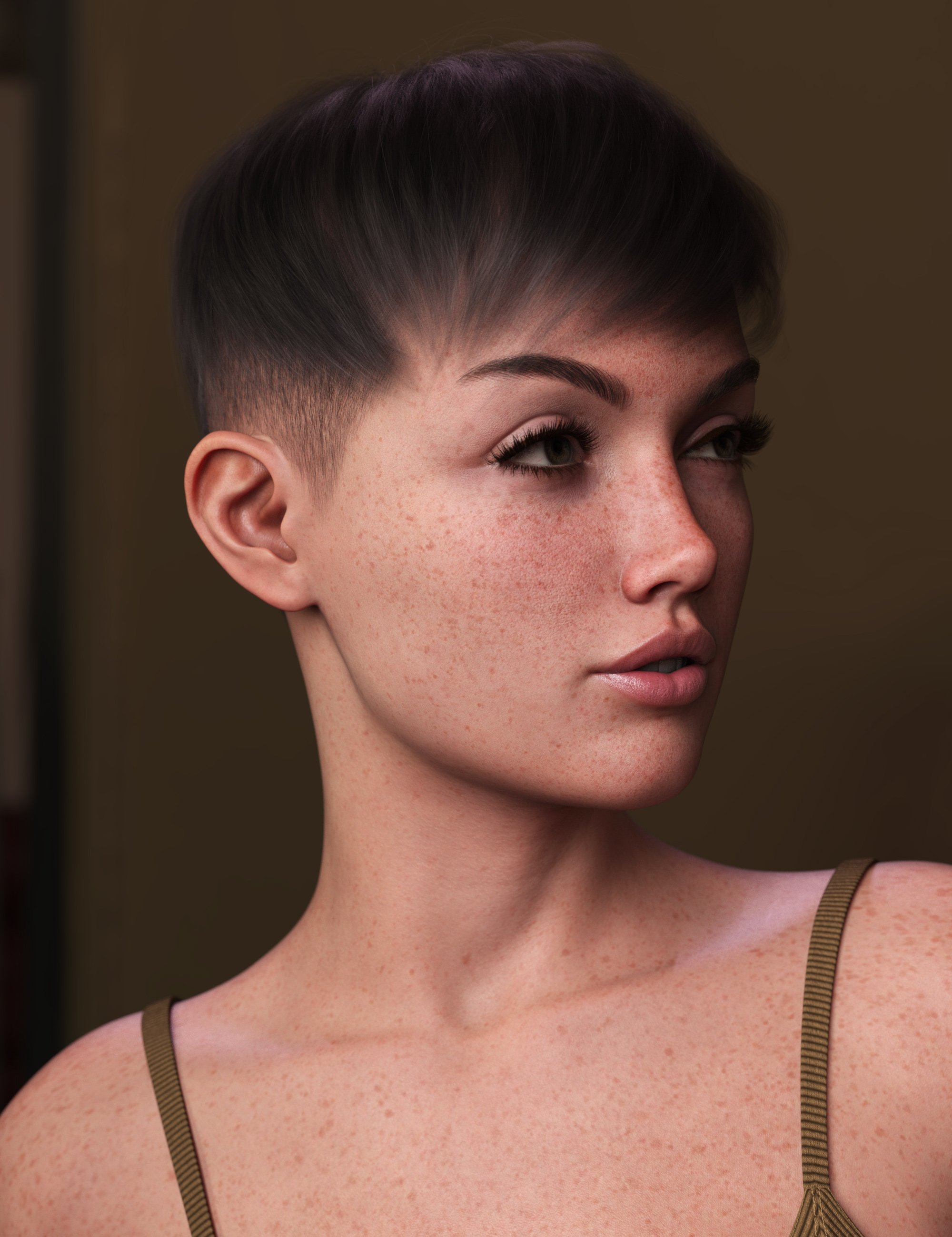 Modern Pixie Style Hair for Genesis 9 | Daz 3D