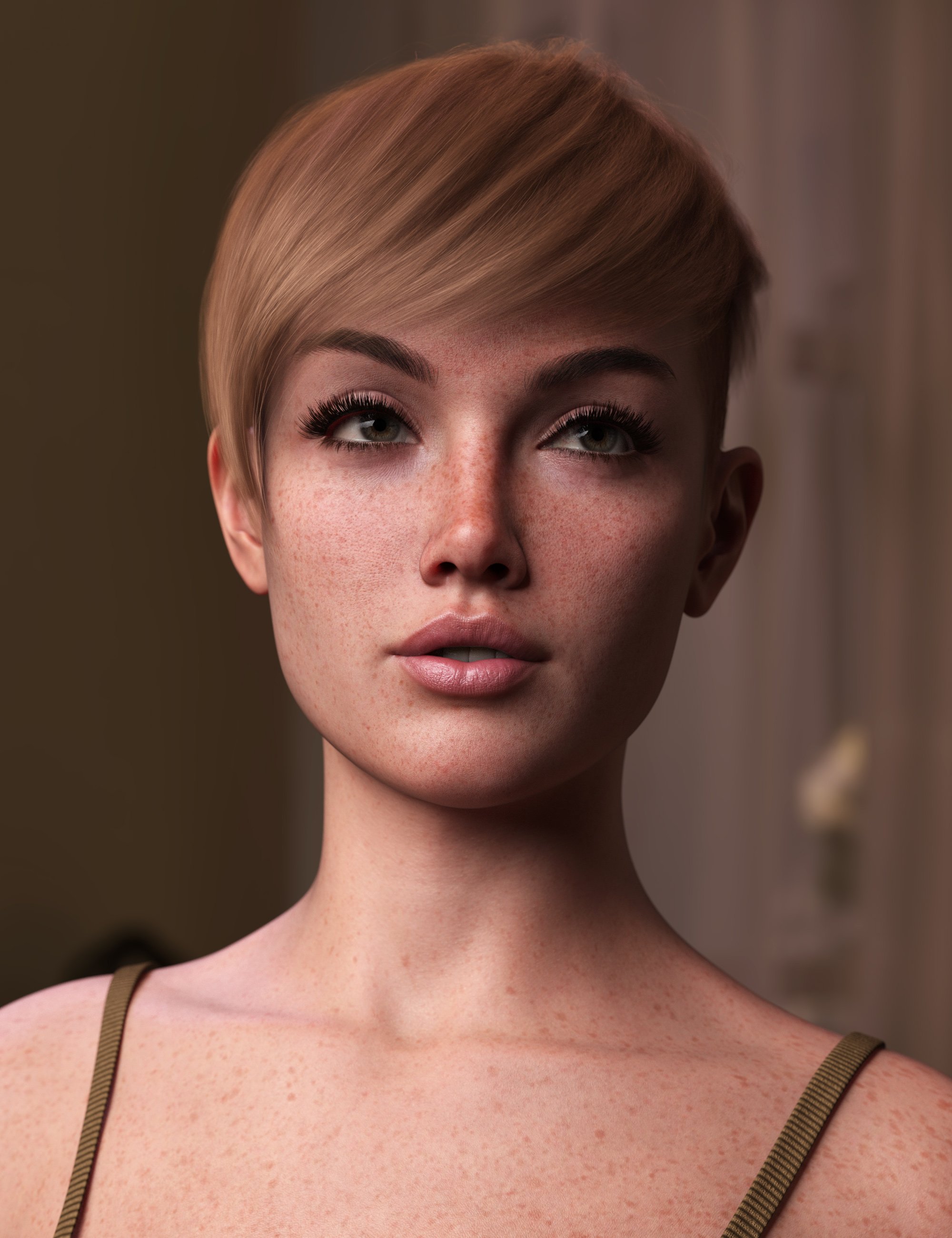 Modern Pixie Style Hair for Genesis 9 | Daz 3D