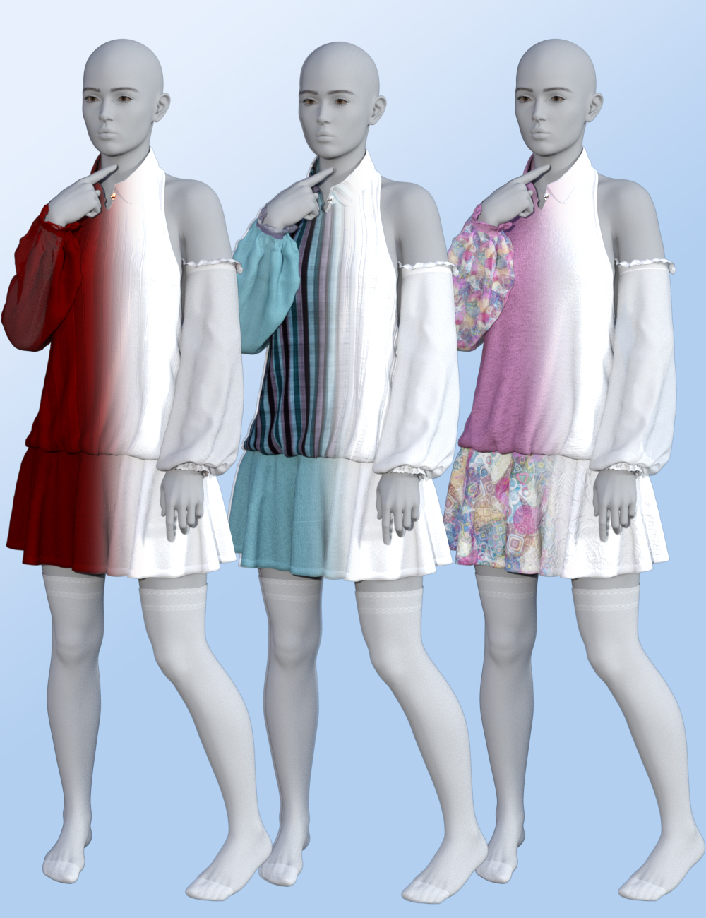 dForce Joy Outfit for Genesis 9 | Daz 3D