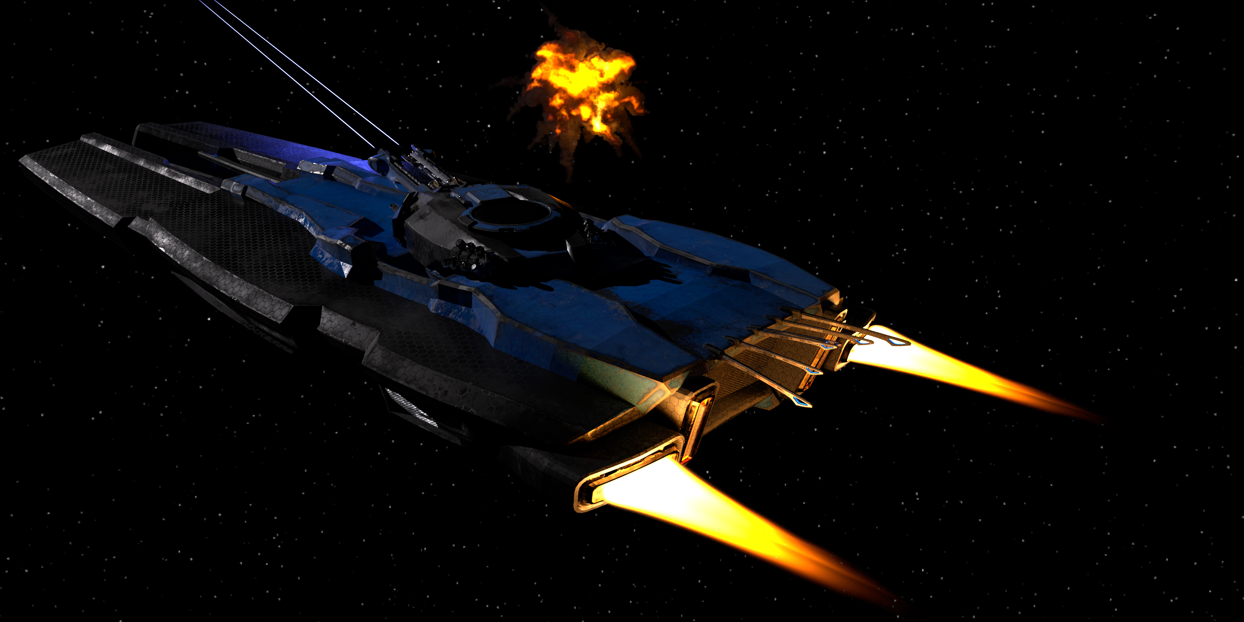 Oso Space War VDBs | Daz 3D