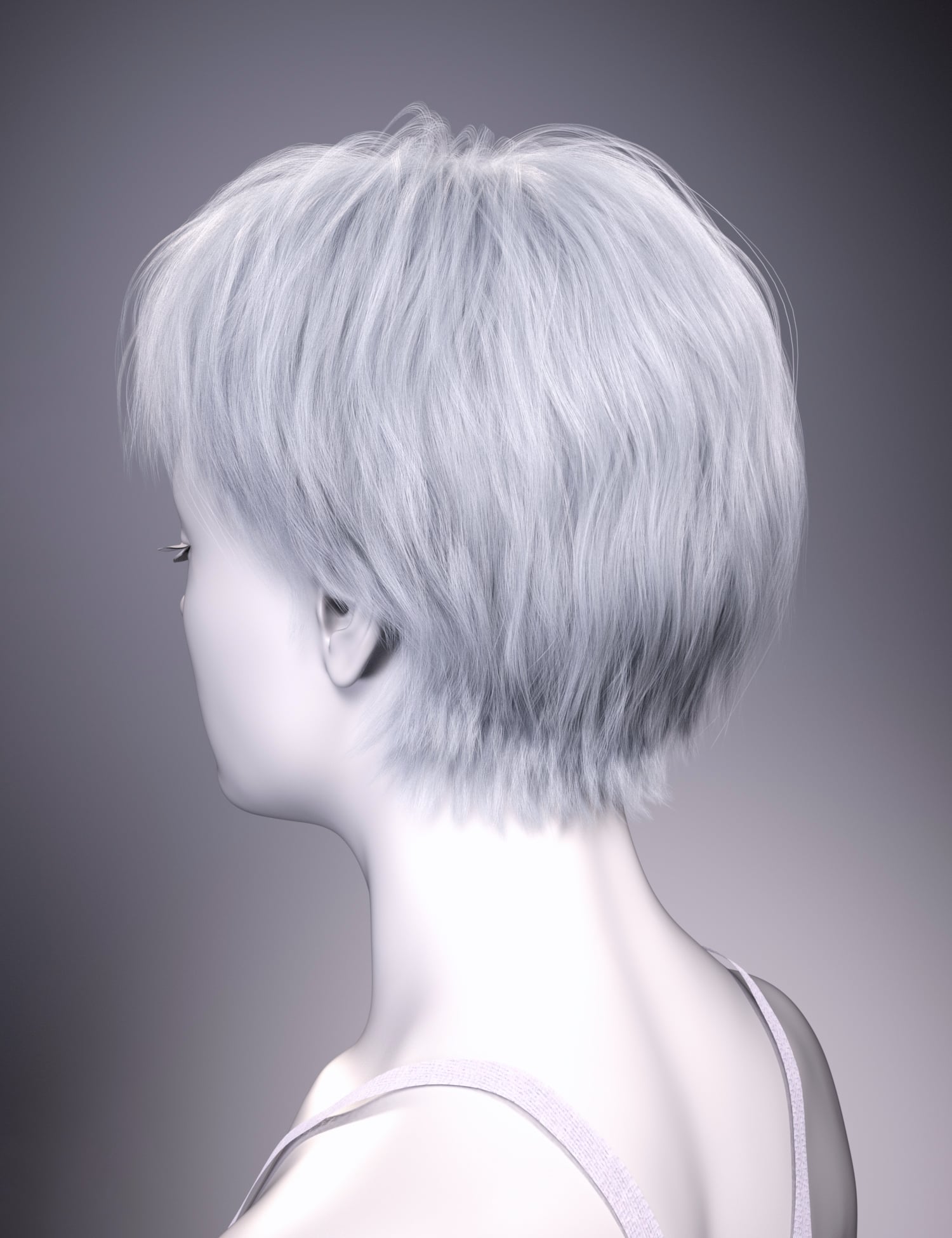 FE Elegant Short Hair for Genesis 9 | Daz 3D