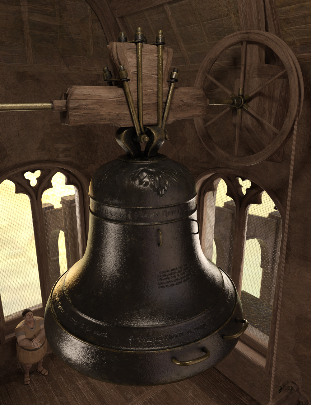 DS The Bell Ringer's Lair | Daz 3D