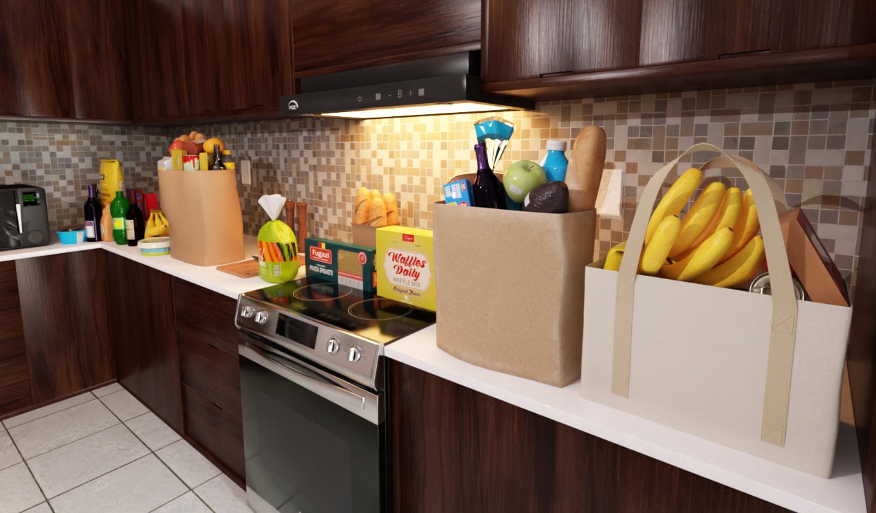 FG Grocery and Bags | Daz 3D