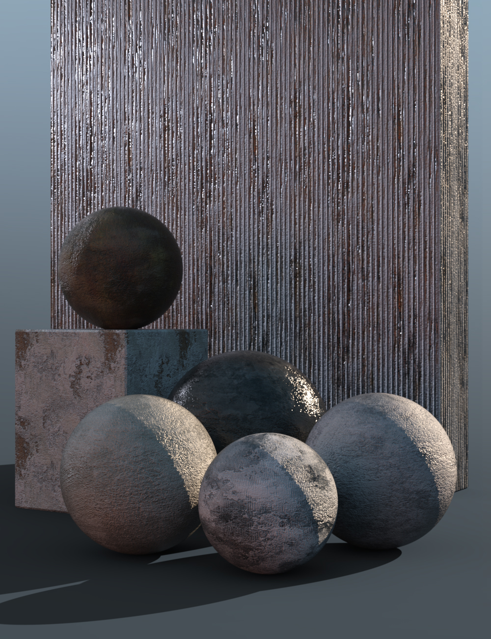 HQ Aged Metal | Daz 3D