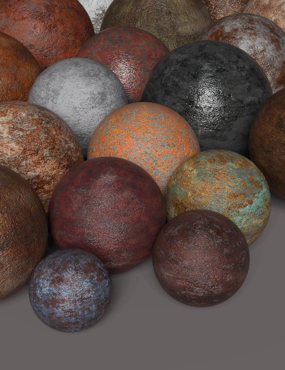 HQ Aged Metal | Daz 3D