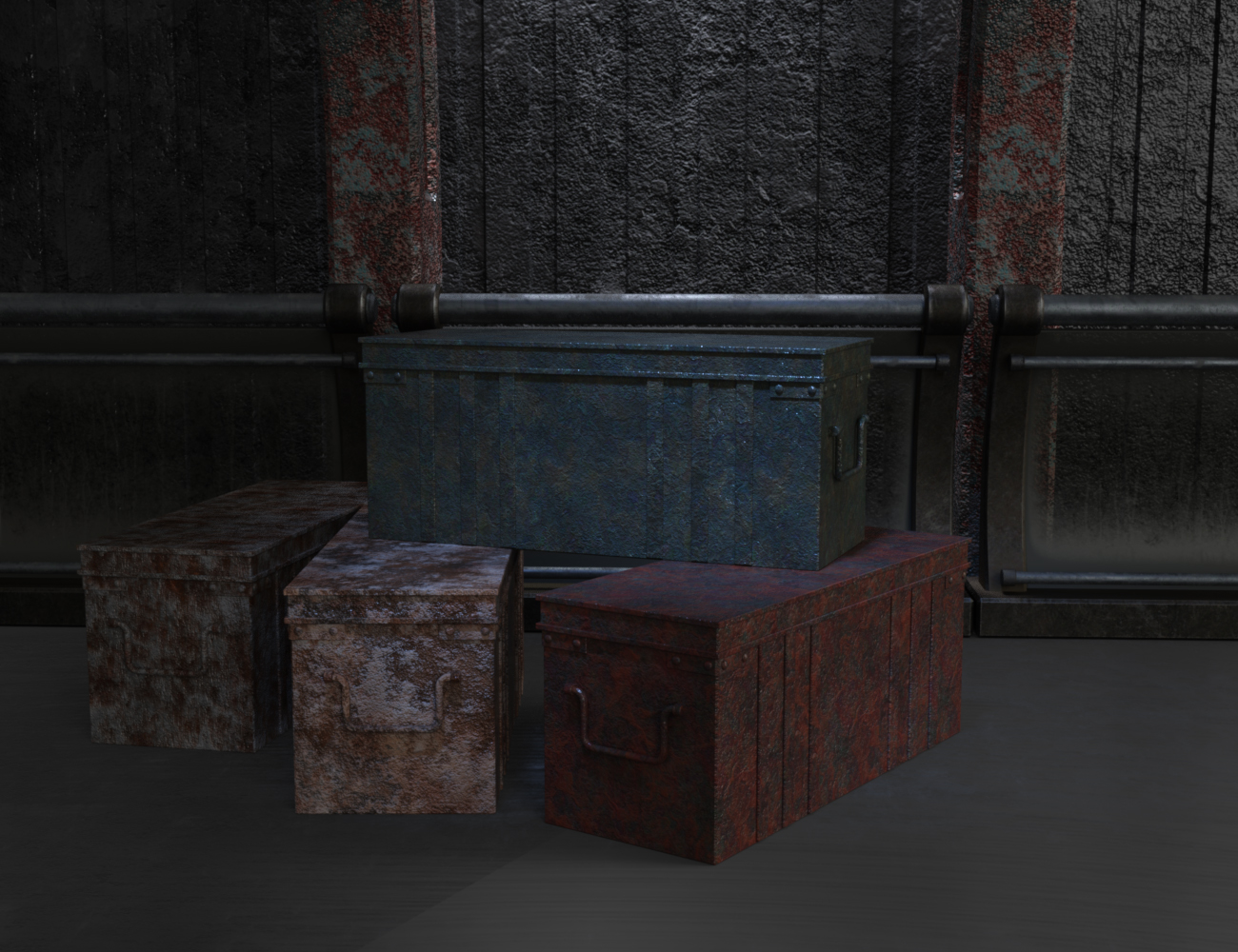 HQ Aged Metal | Daz 3D