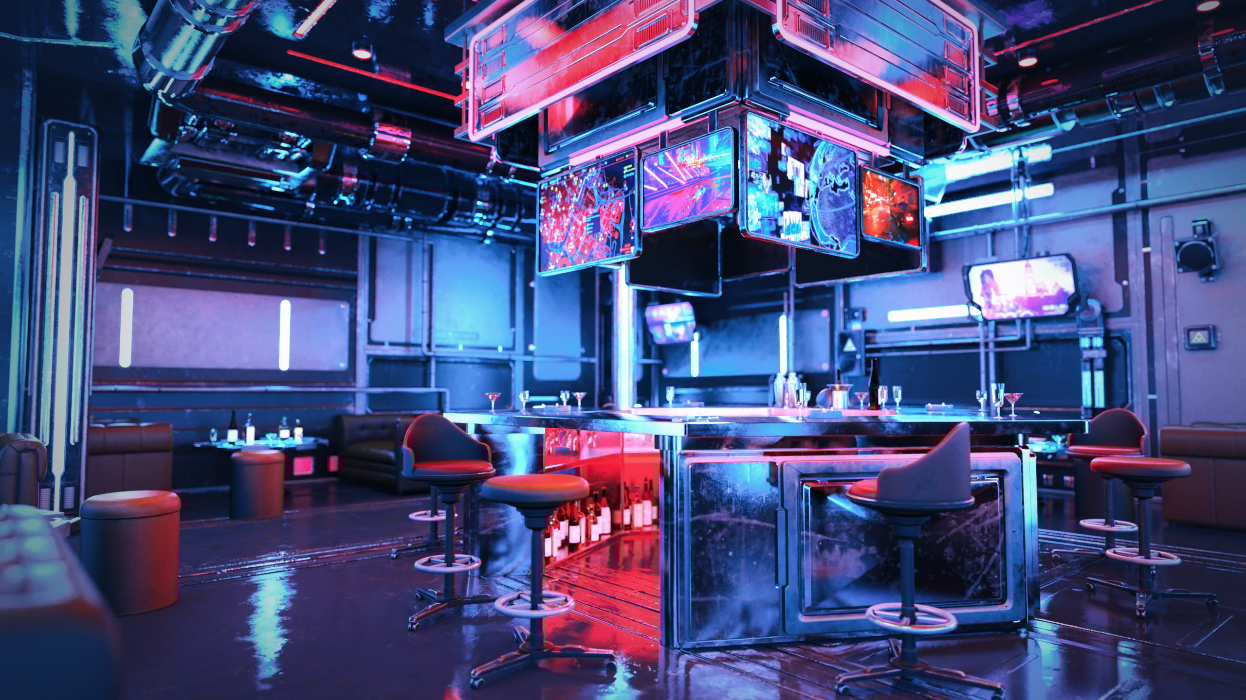 Futuristic Urban Club | Daz 3D