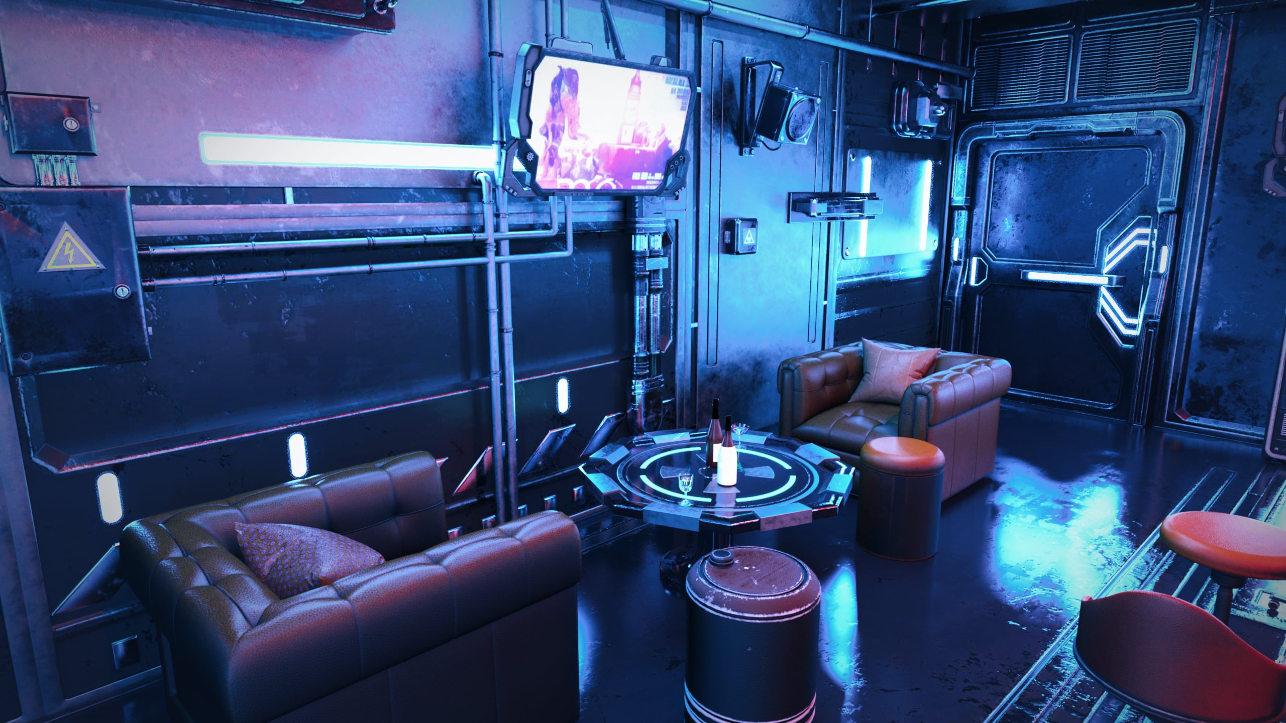 Futuristic Urban Club | Daz 3D