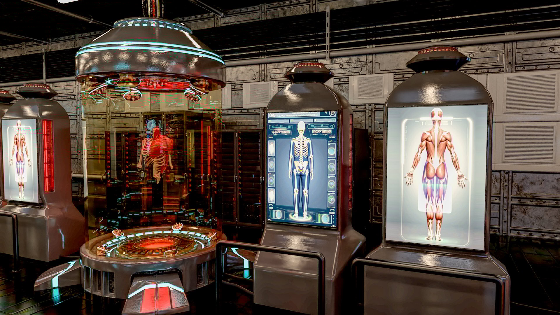 Cyberpunk Cloning Machine | Daz 3D