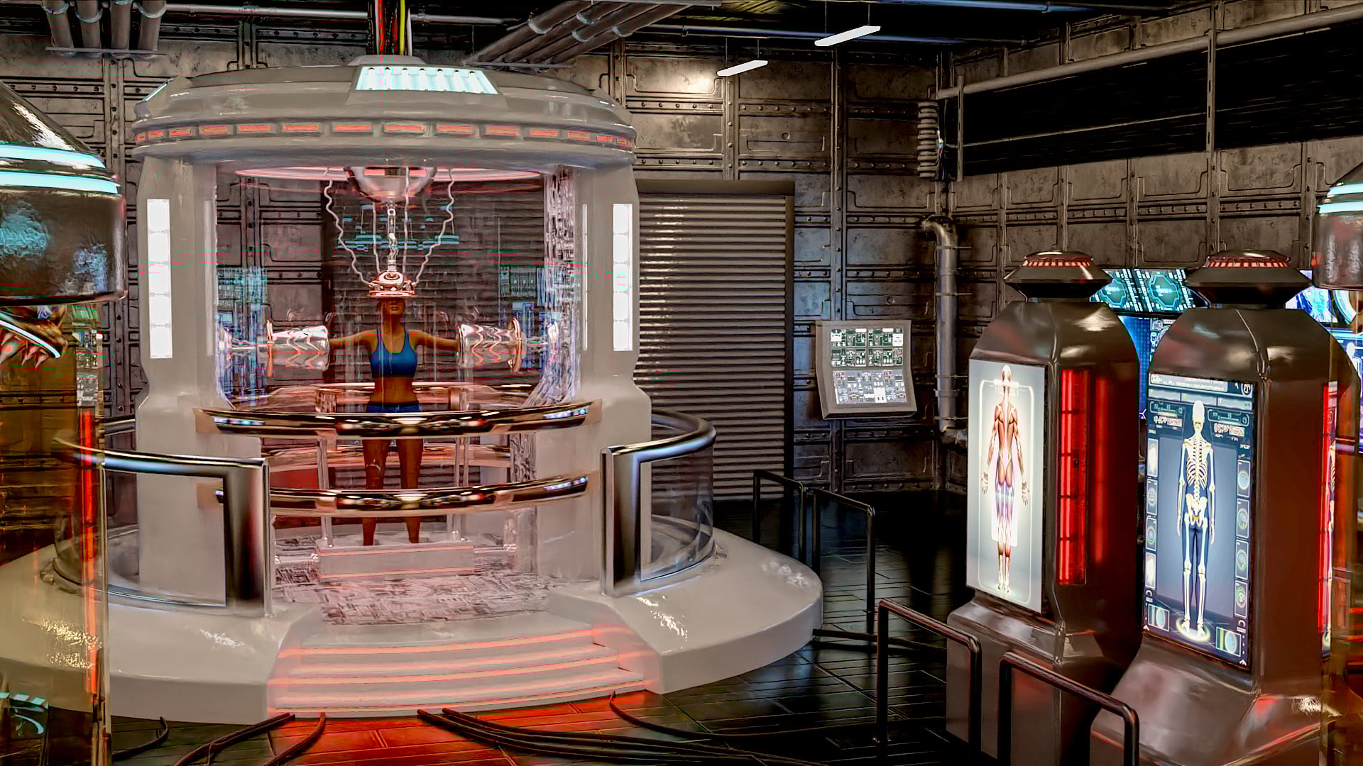 Cyberpunk Cloning Machine | Daz 3D