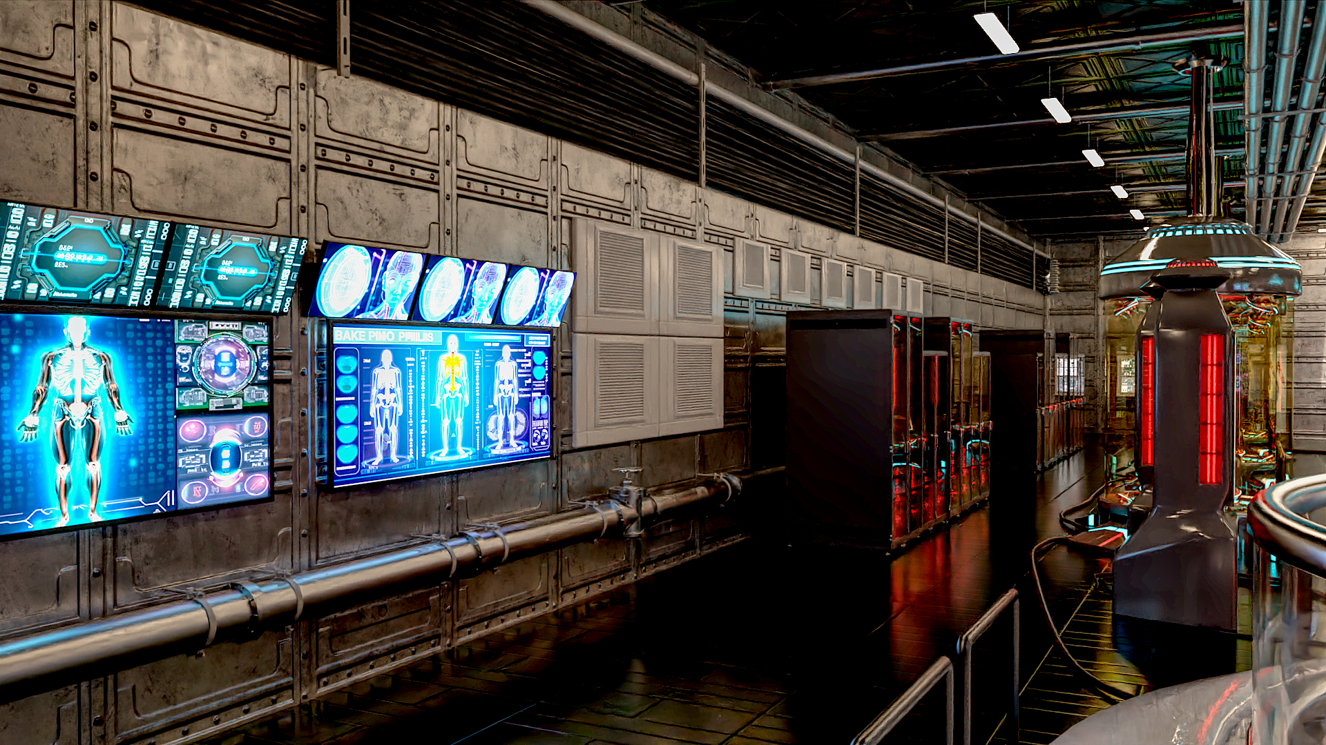 Cyberpunk Cloning Machine | Daz 3D