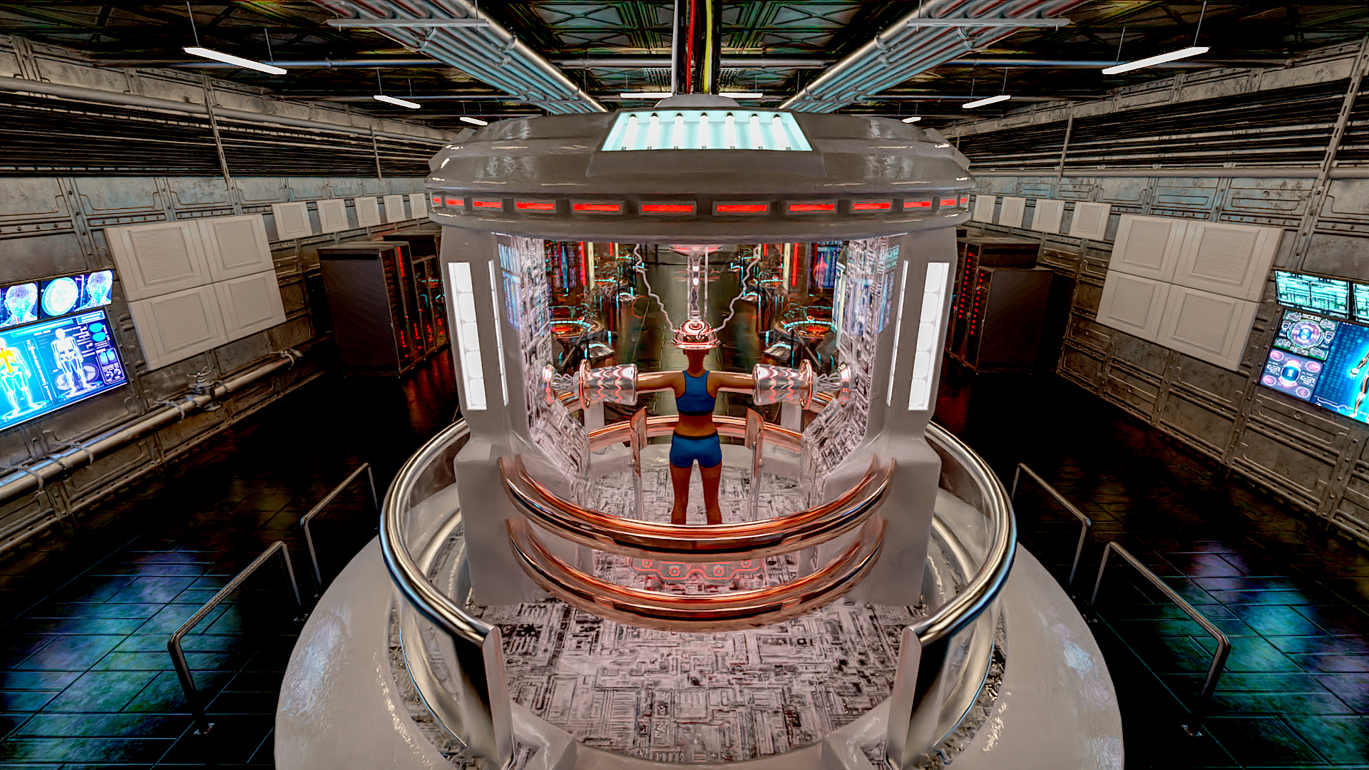 Cyberpunk Cloning Machine | Daz 3D