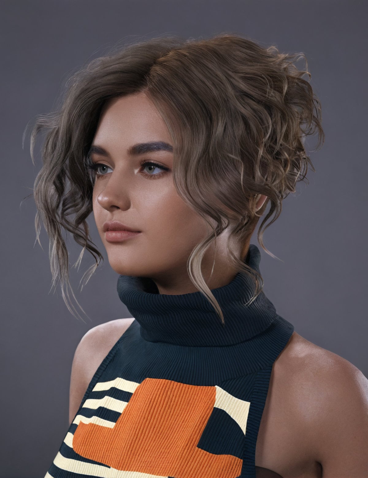 dForce AK Yang Hair for Genesis 9 | Daz 3D