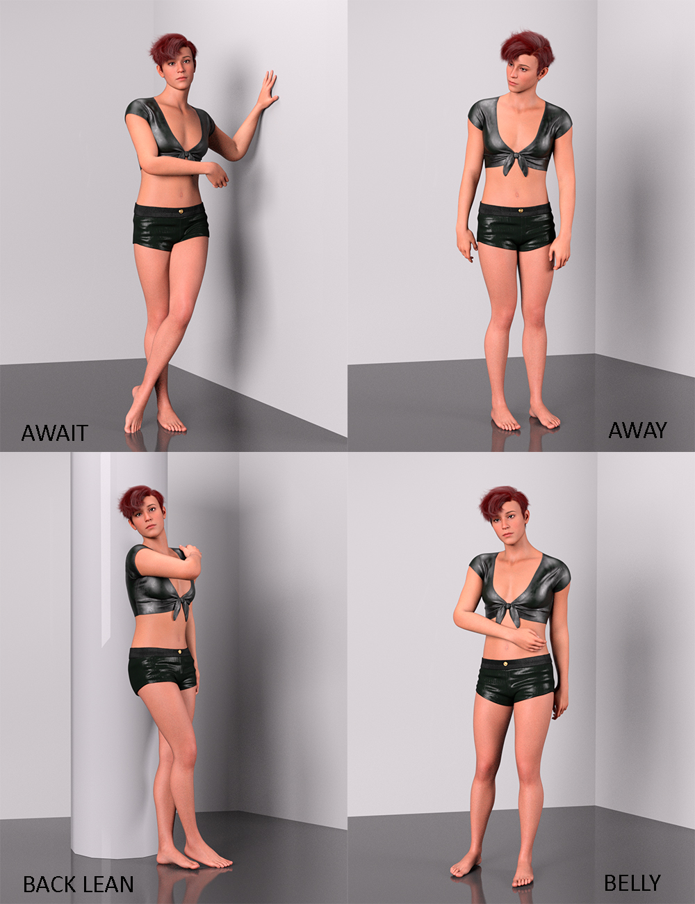 Idle Poses Standing for Genesis 9 | Daz 3D