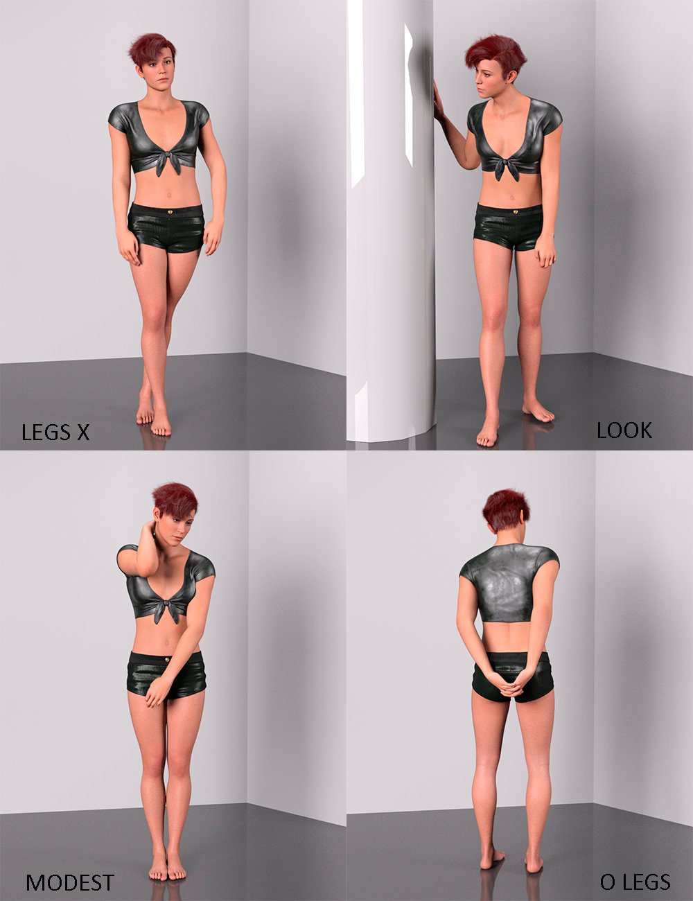 Idle Poses Standing for Genesis 9 | Daz 3D
