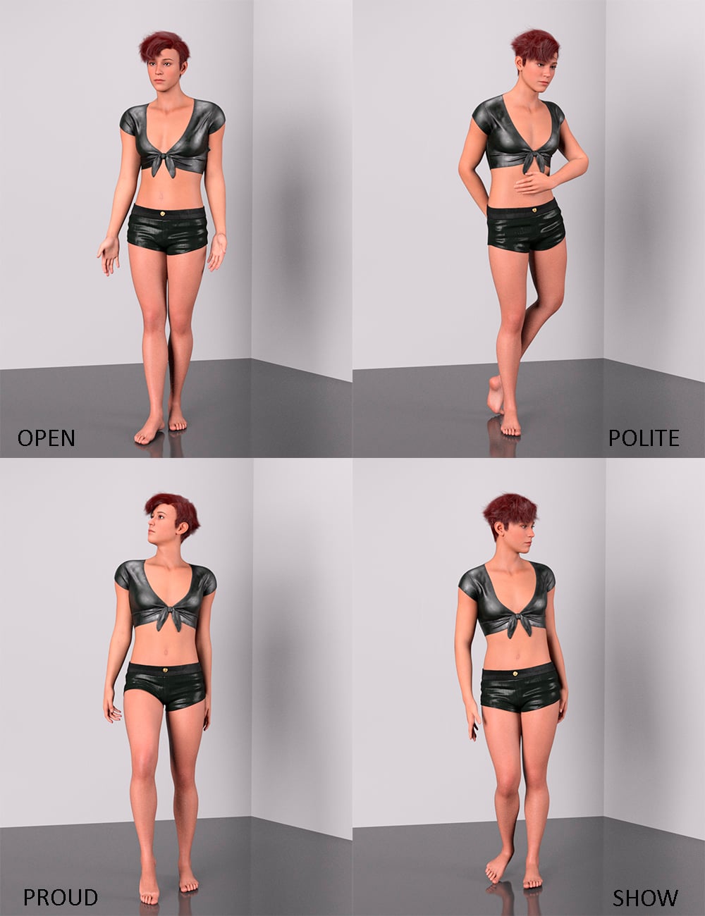 Idle Poses Standing for Genesis 9 | Daz 3D