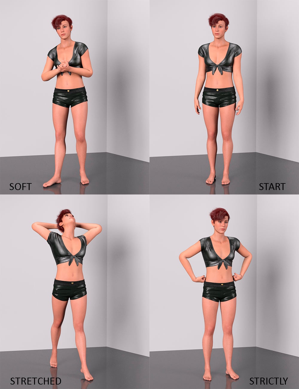 Idle Poses Standing for Genesis 9 | Daz 3D
