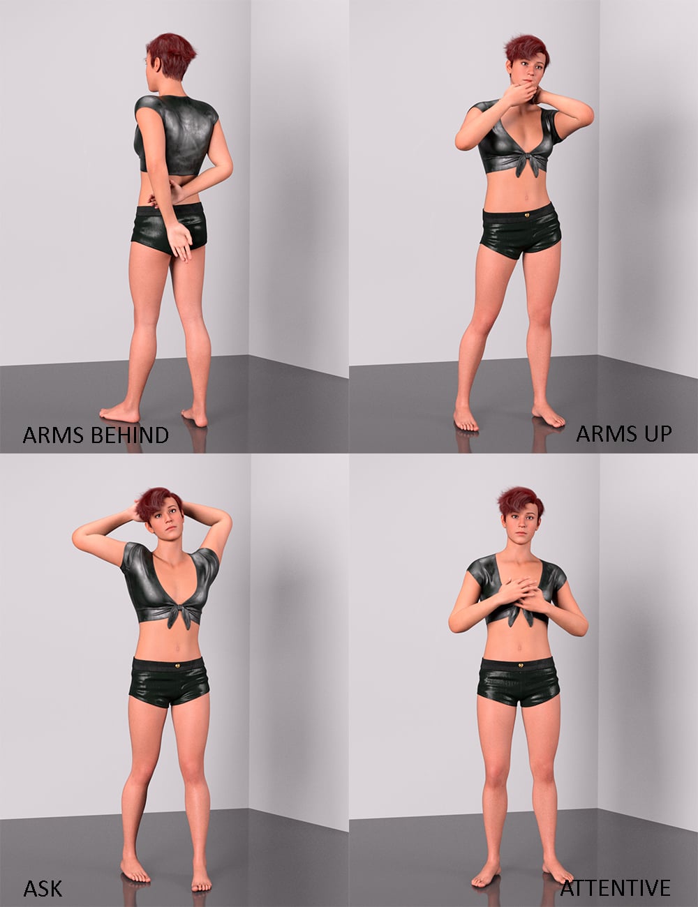 All About Idle Poses for Genesis 9 Bundle | Daz 3D