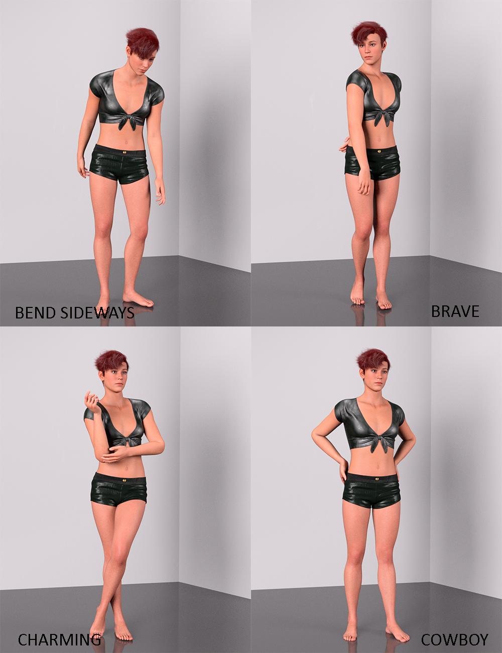 All About Idle Poses for Genesis 9 Bundle | Daz 3D