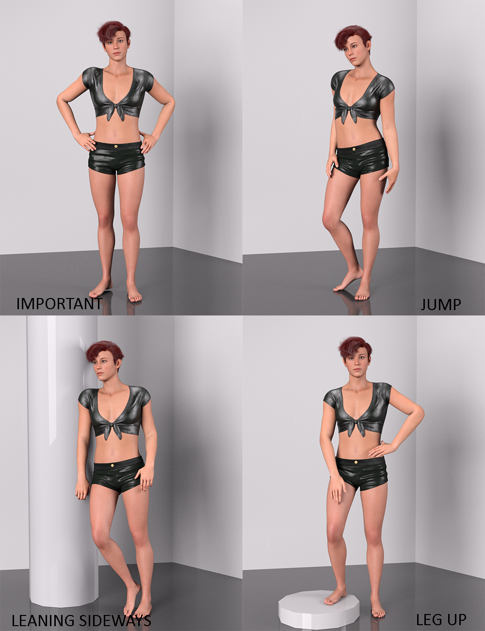 All About Idle Poses for Genesis 9 Bundle | Daz 3D