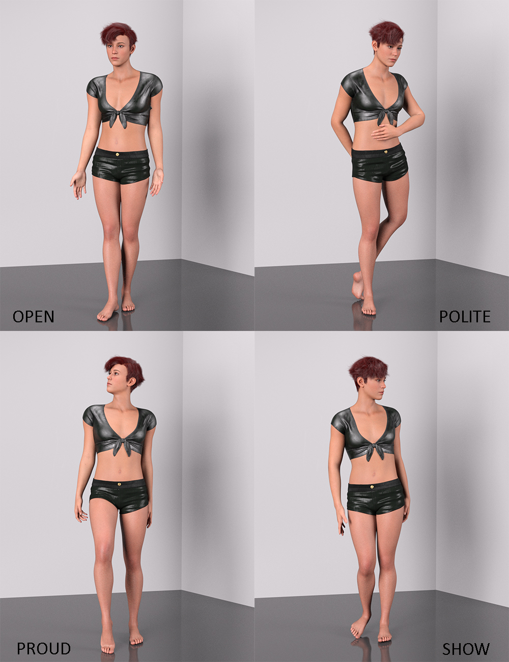 All About Idle Poses for Genesis 9 Bundle | Daz 3D