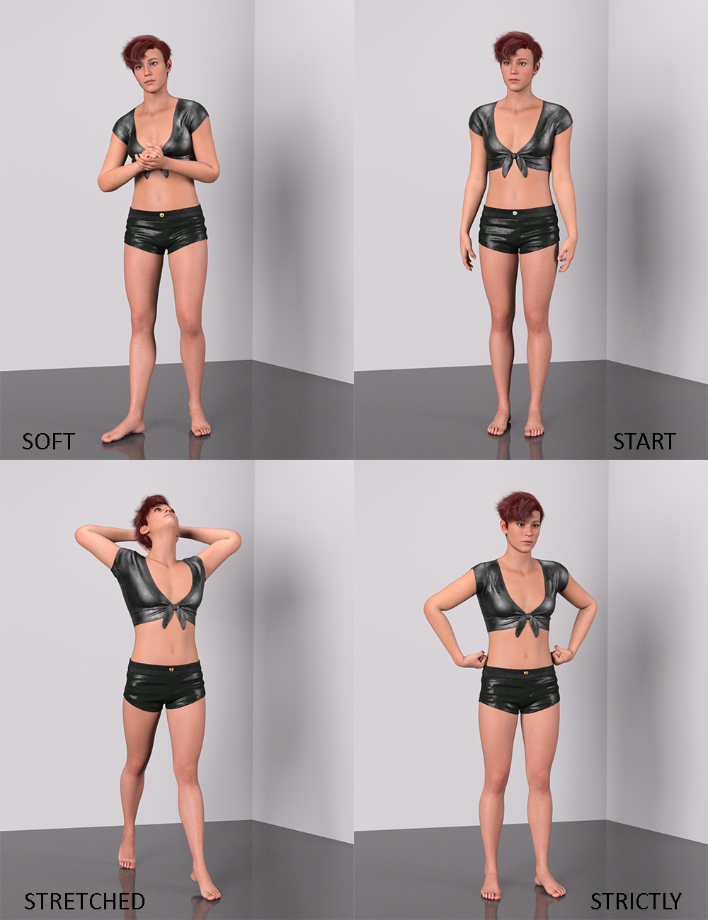 All About Idle Poses for Genesis 9 Bundle | Daz 3D