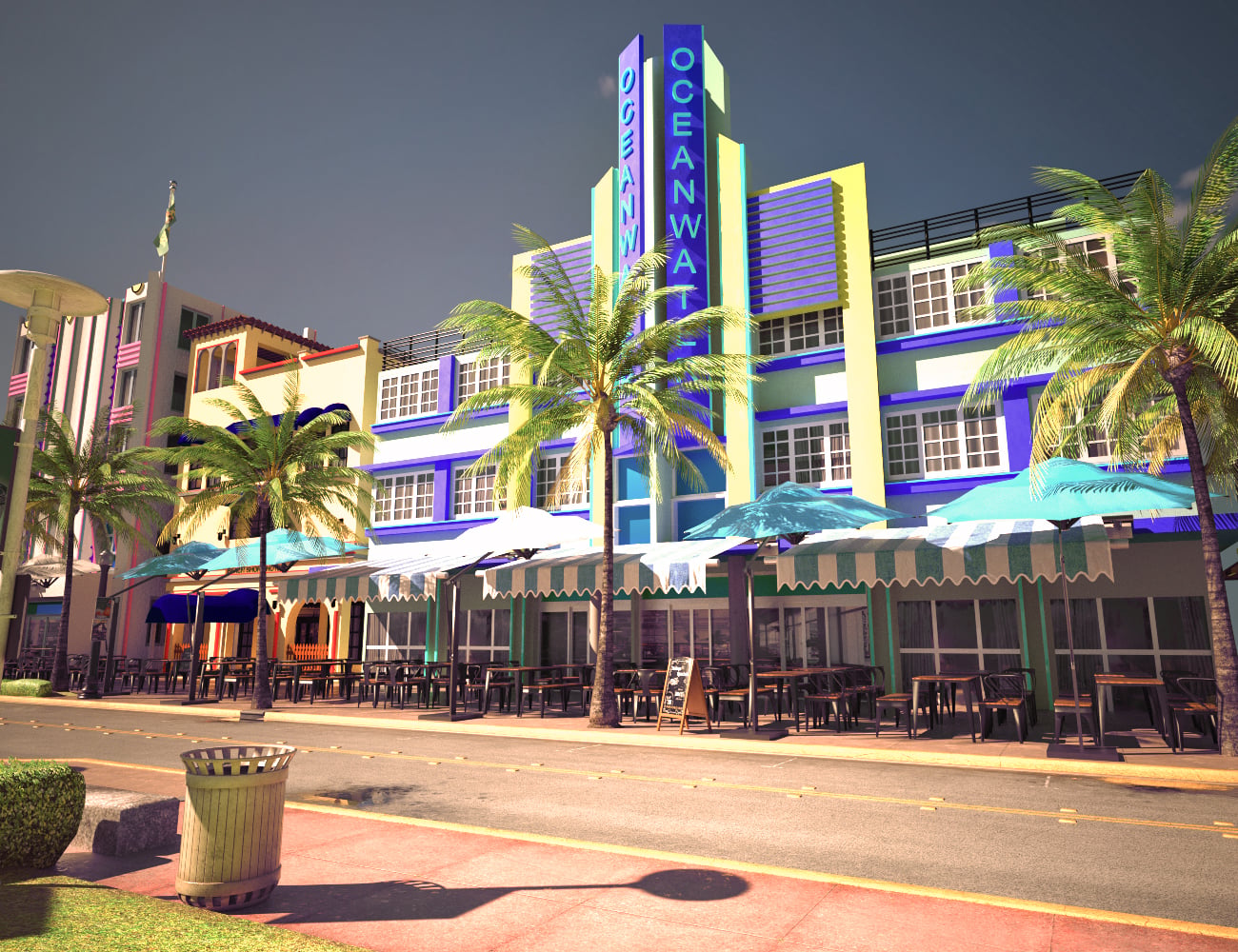 XI Miami Strip | Daz 3D