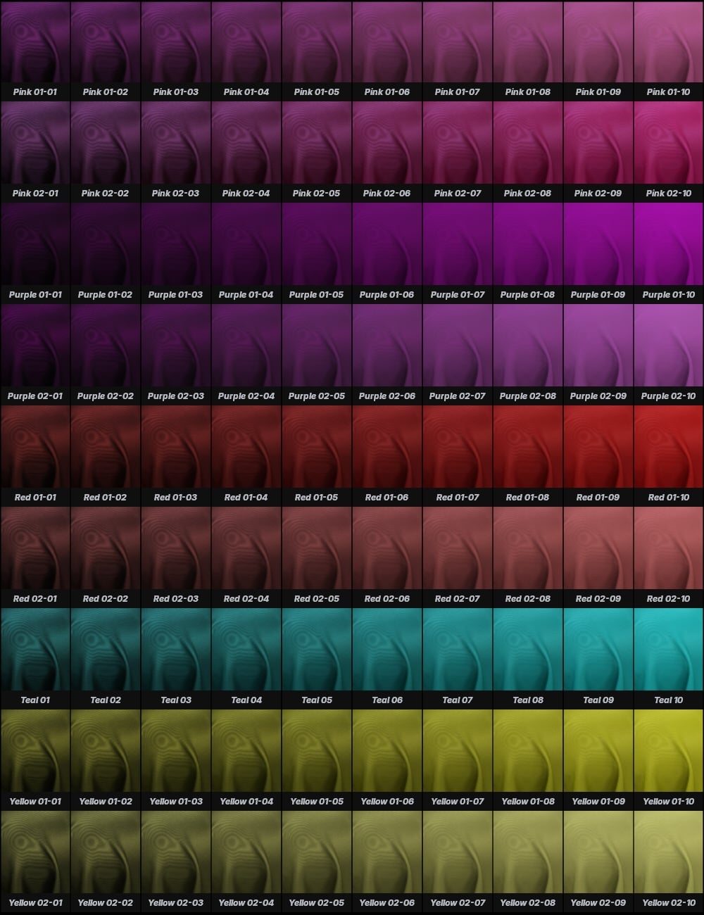 MMX Exotic Metallic Patterns for Iray | Daz 3D