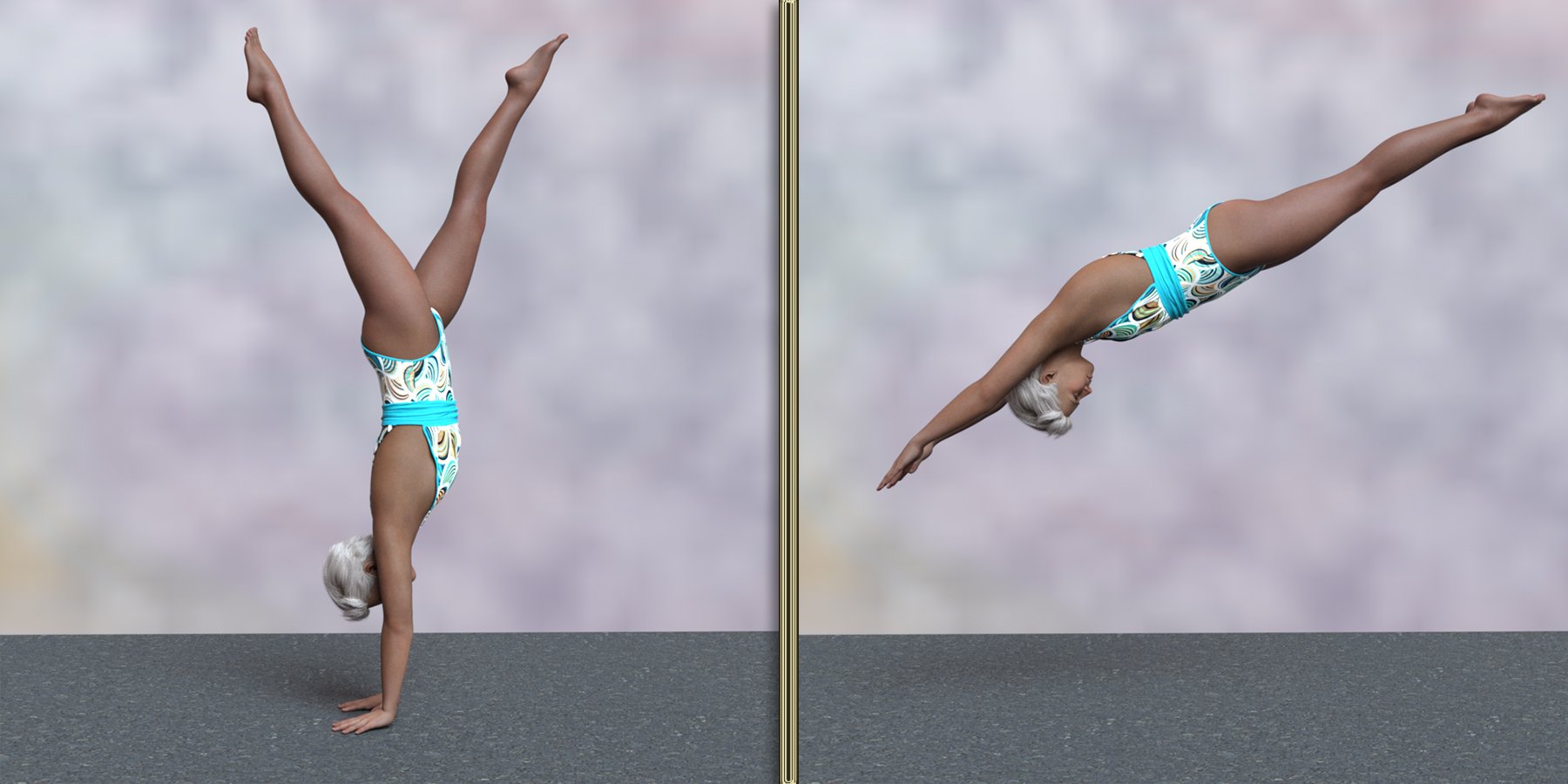 Dive In Poses for Genesis 9 | Daz 3D