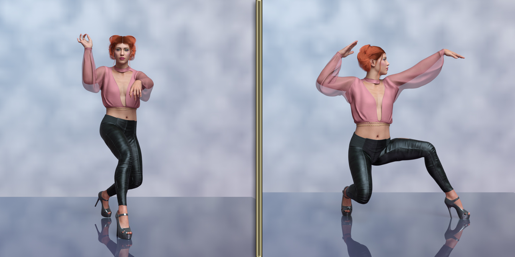 Vogue Dance Poses for Genesis 9 Base | Daz 3D