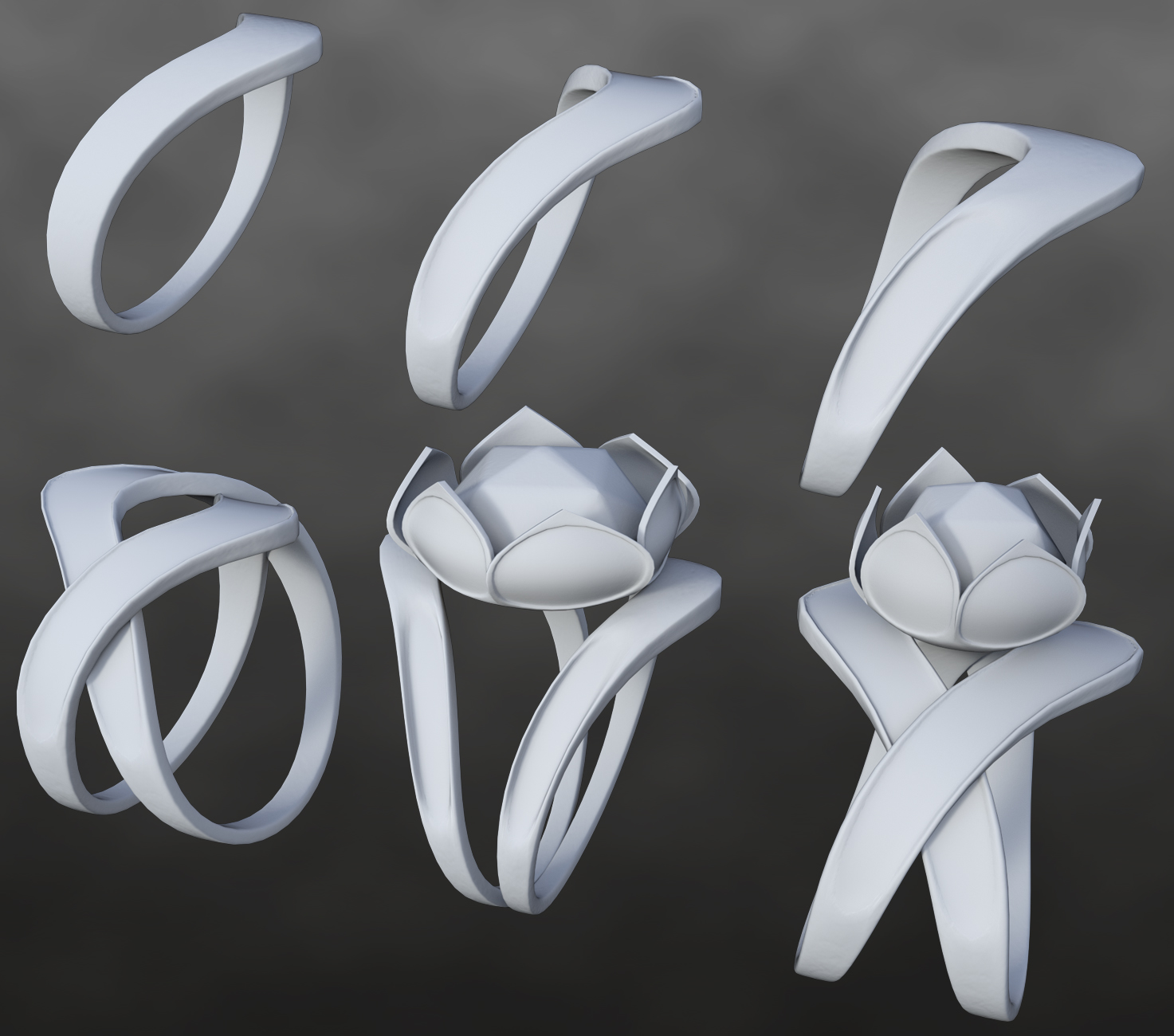 Royal Sun Rings for Genesis 9 | Daz 3D