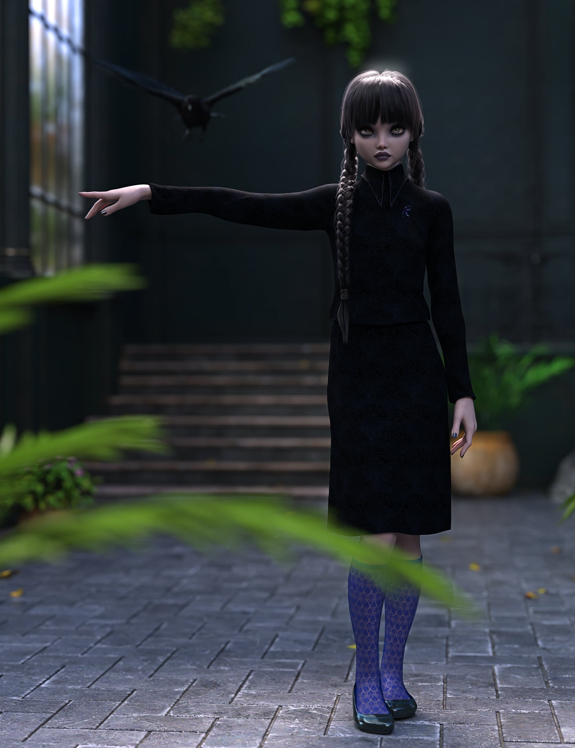 dForce Bellatrice Outfit for Genesis 9 | Daz 3D