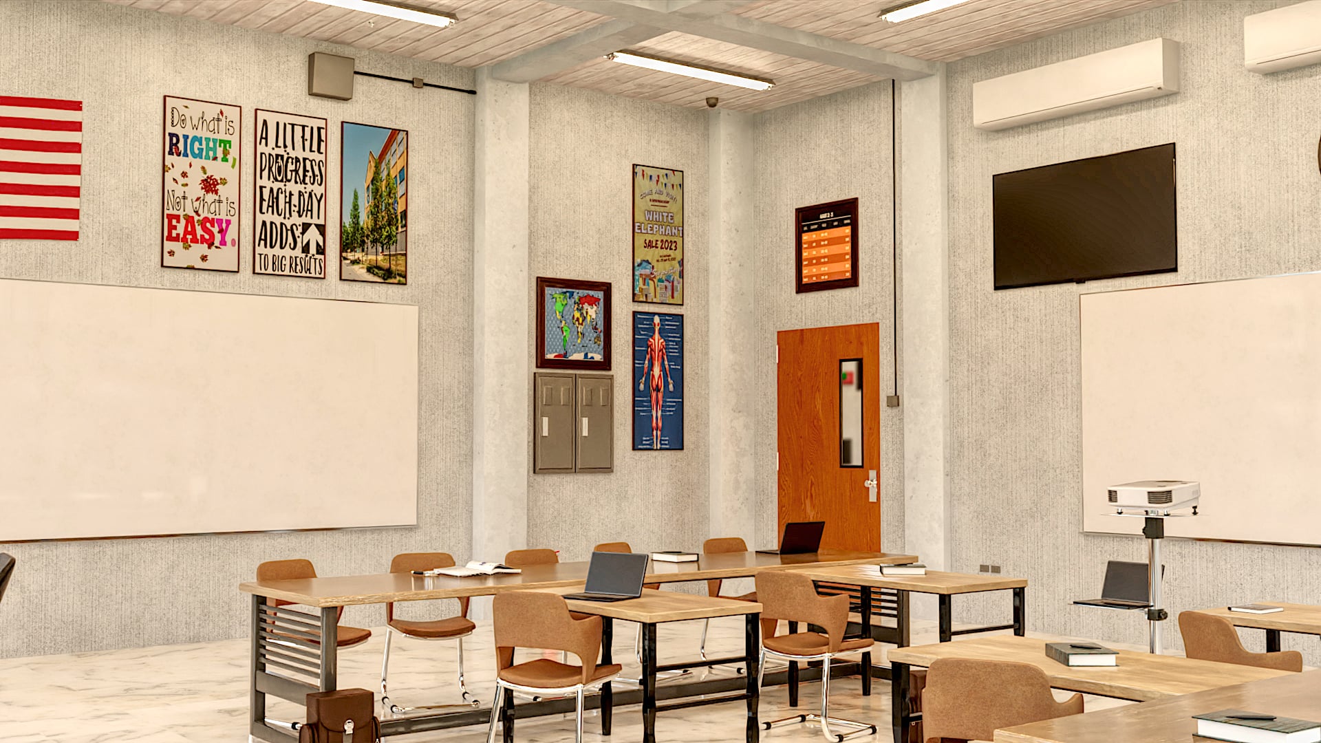 Modern Classroom | Daz 3D