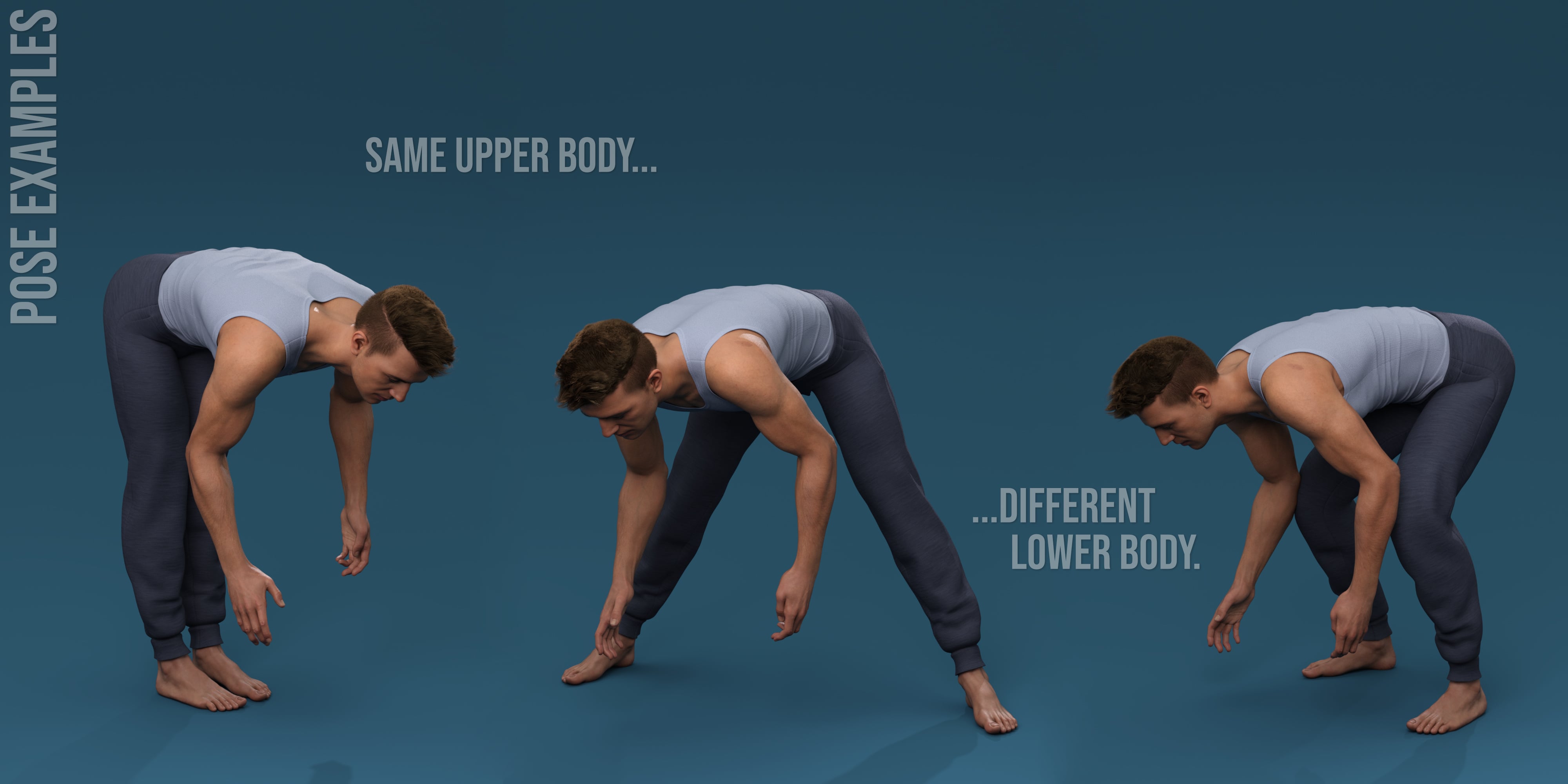 NG Build Your Own Bending Poses for Genesis 9 | Daz 3D