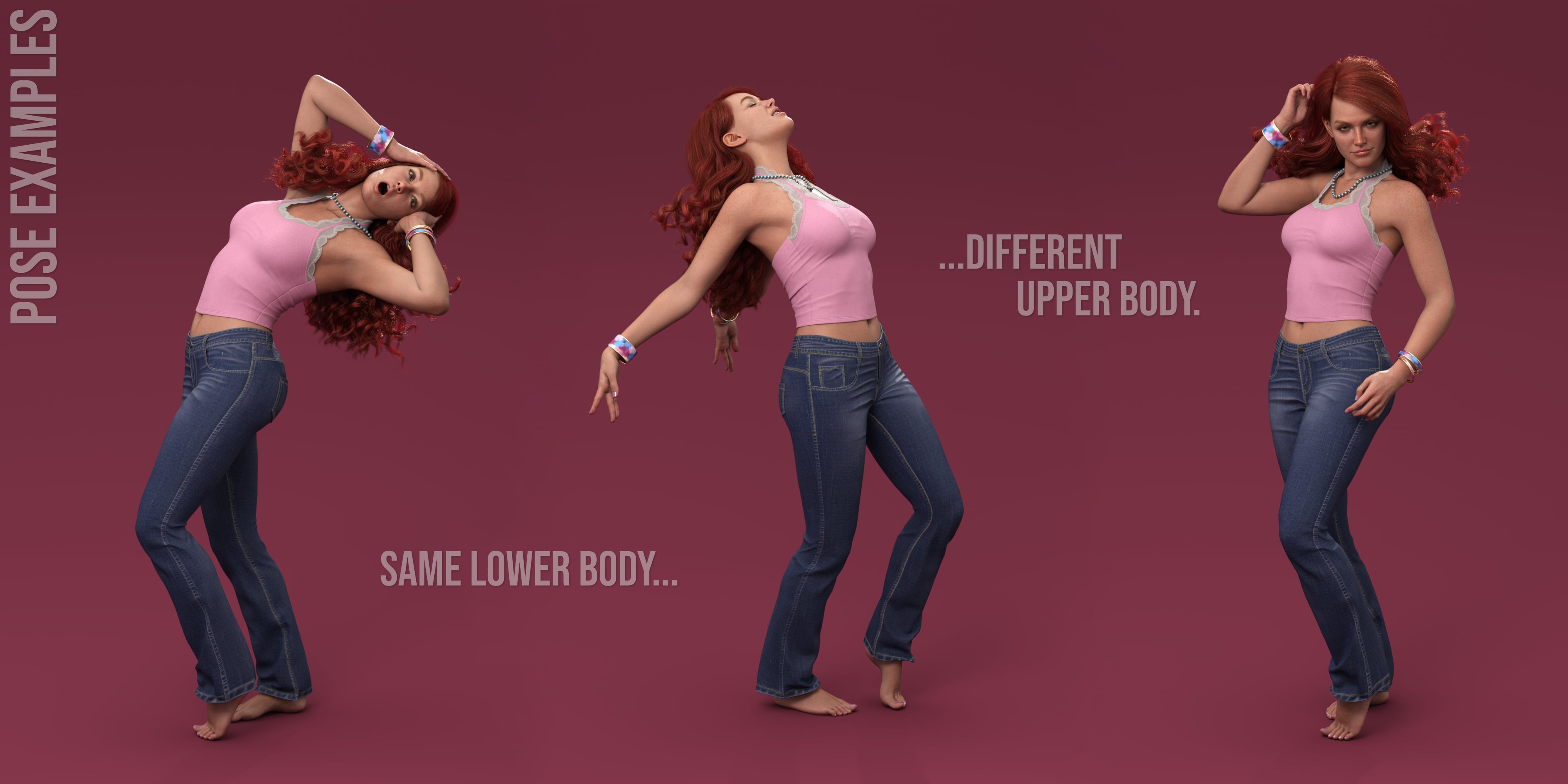 NG Build Your Own Bending Poses for Genesis 9 | Daz 3D